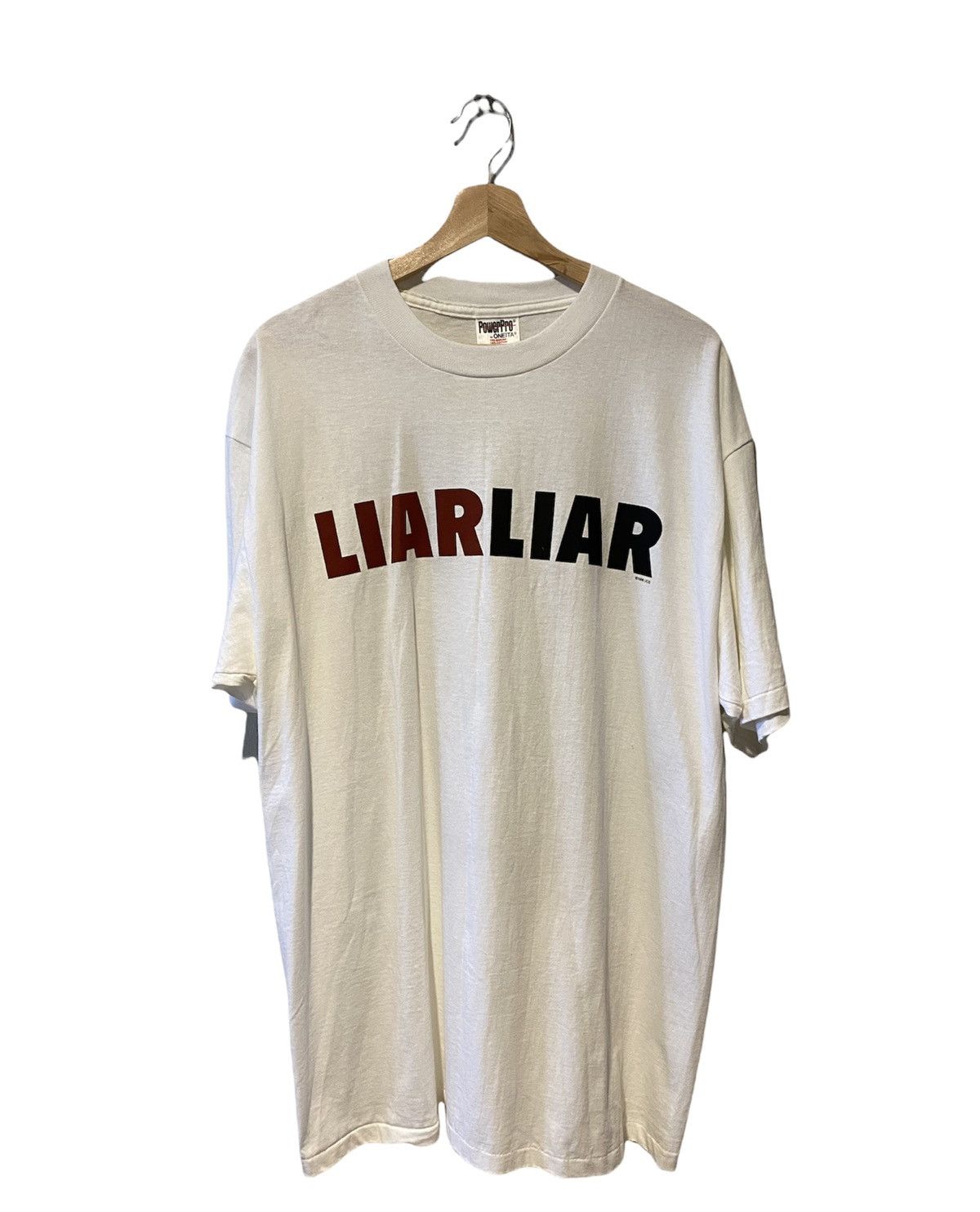 Movie × Vintage vintage liar liar movie promo shirt 90s | Grailed