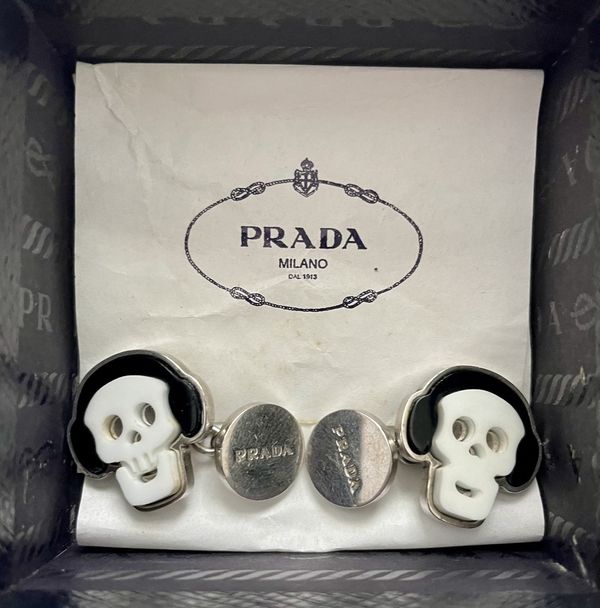 Prada Prada Skull Cufflinks | Grailed