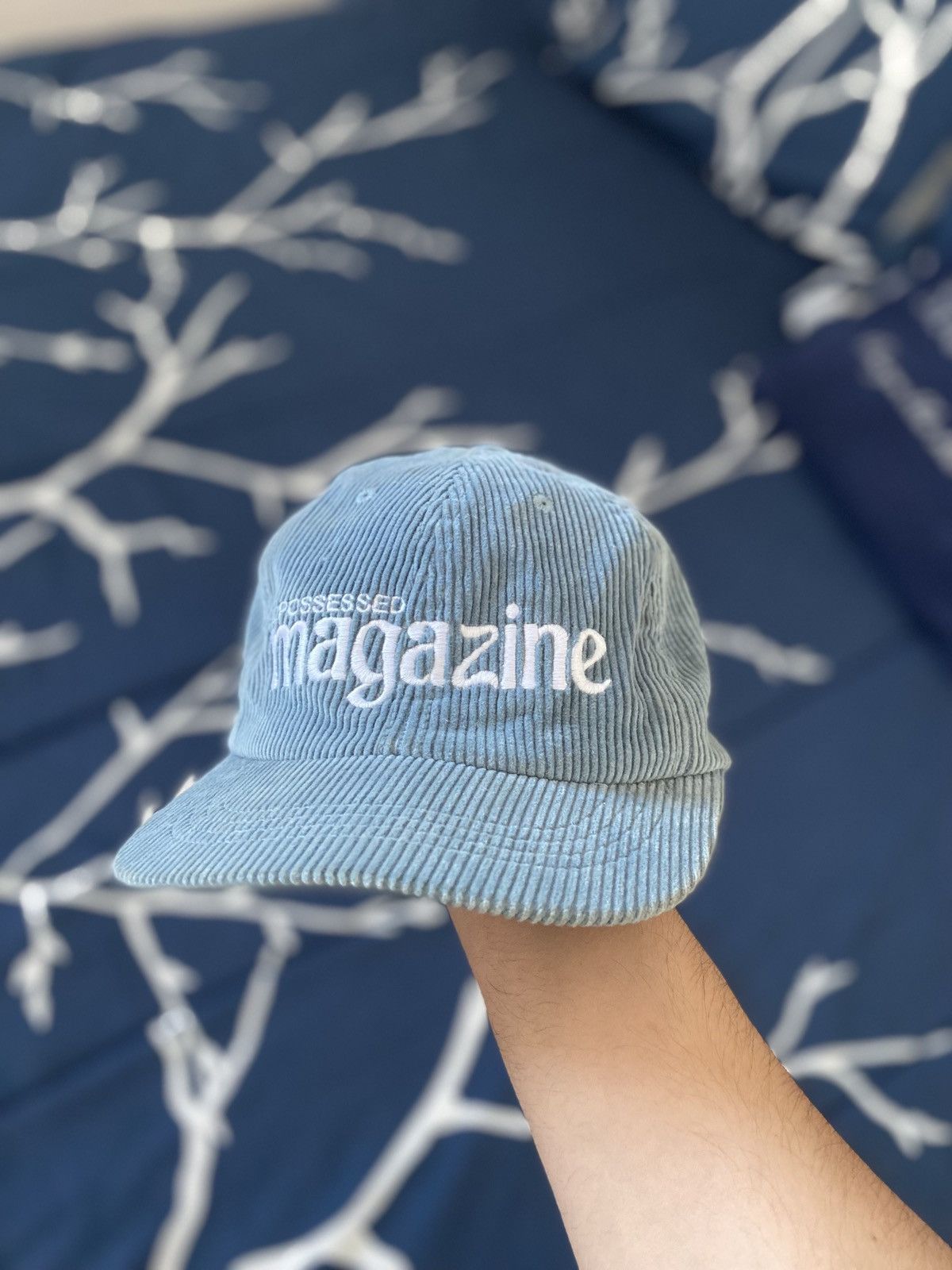 Satisfy FROM PHOTOSHOOT-Satisfy Cornflower Blue Wale Running Cap | Grailed