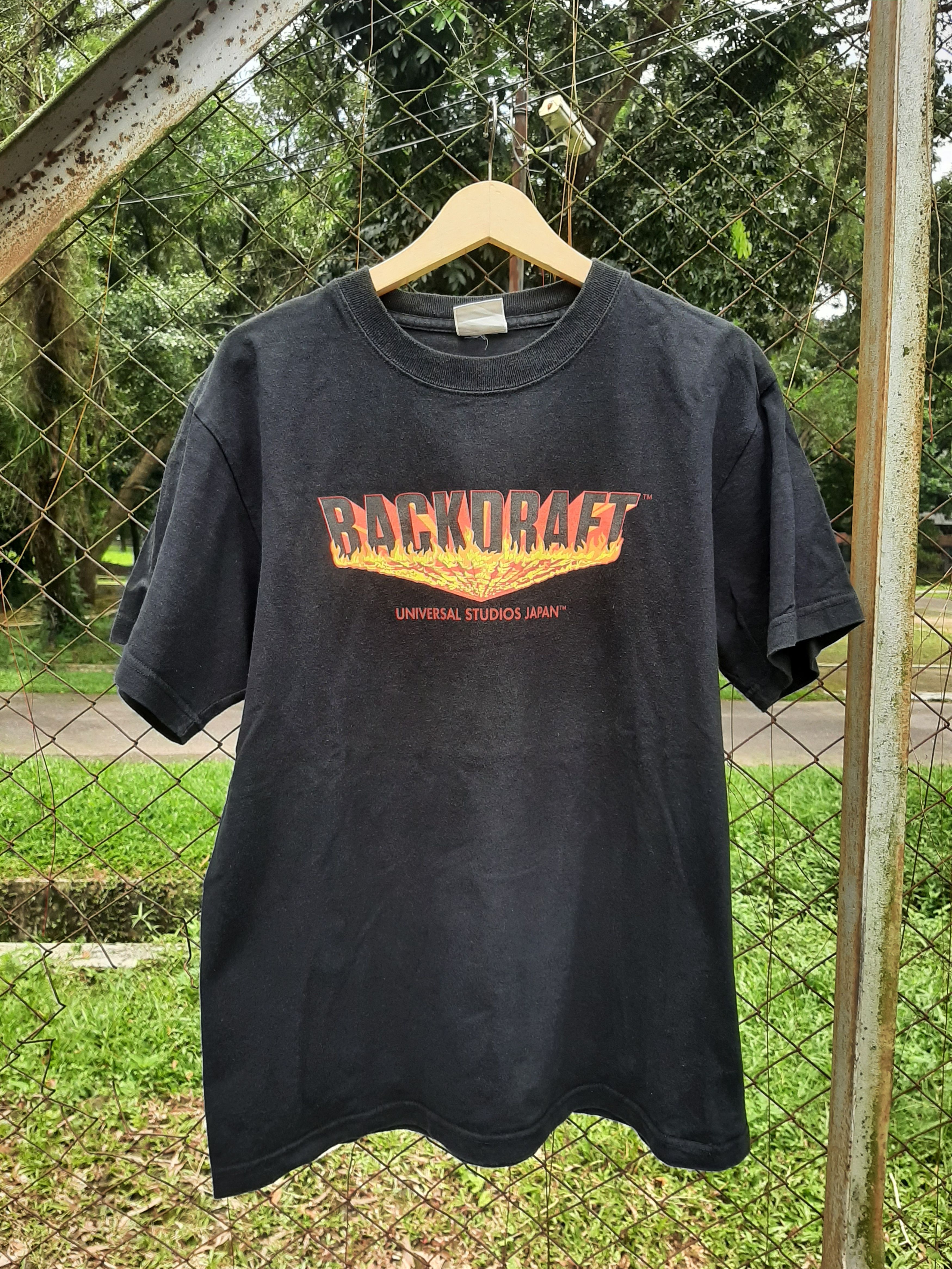 Movie × Universal Studios × Vintage Vintage Backdraft Movie Logo ...