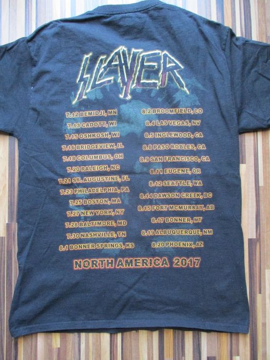 Slayer Slayer Tour Shirt 2017 | Grailed