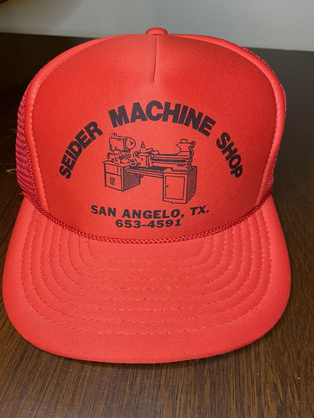 Nissin × Snap Back × Vintage Vintage Nissin Seider Machine Shop San ...