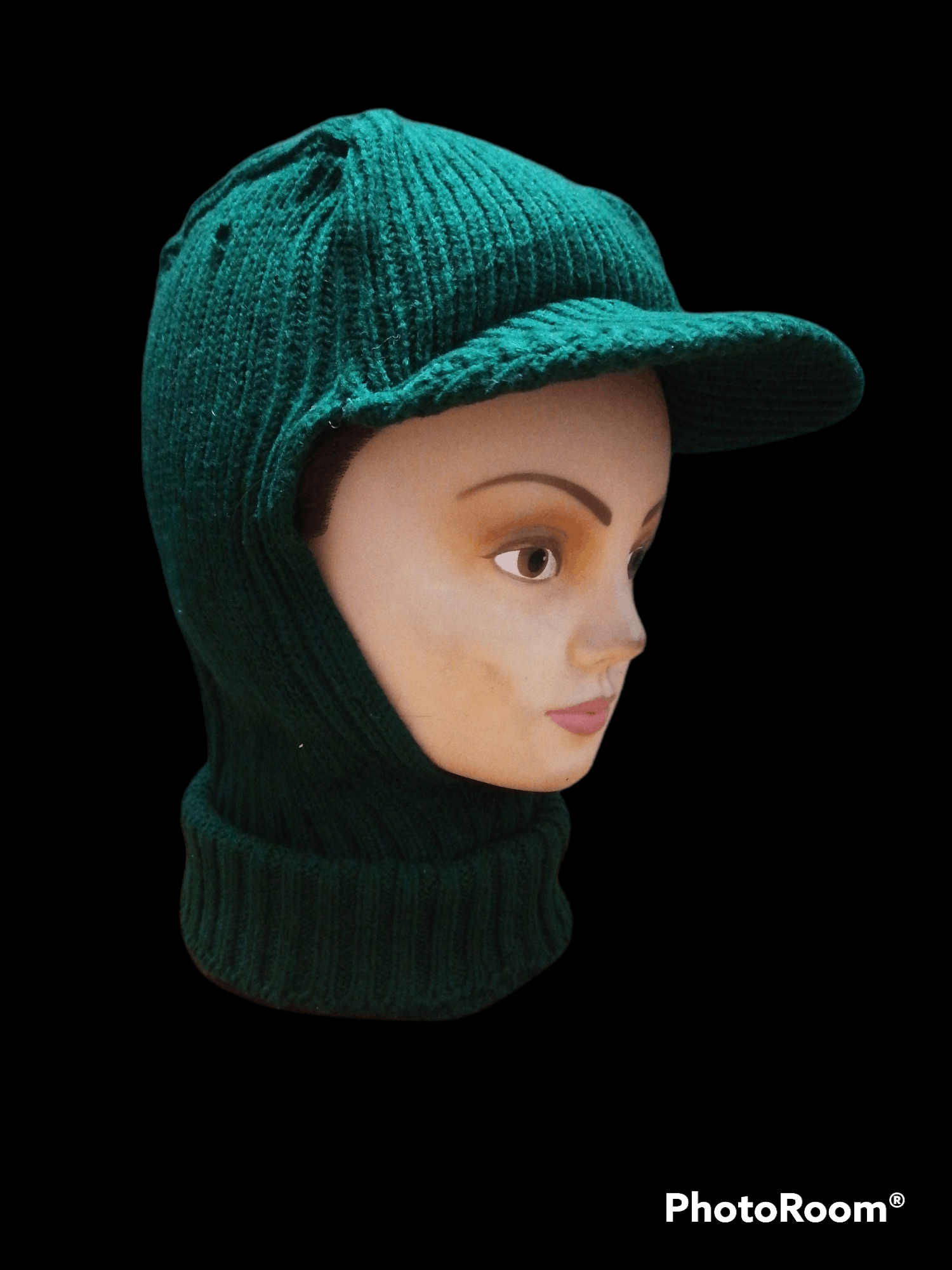 Japanese Brand × Other × Streetwear Rare🔥Dark Forest Green Balaclava ...