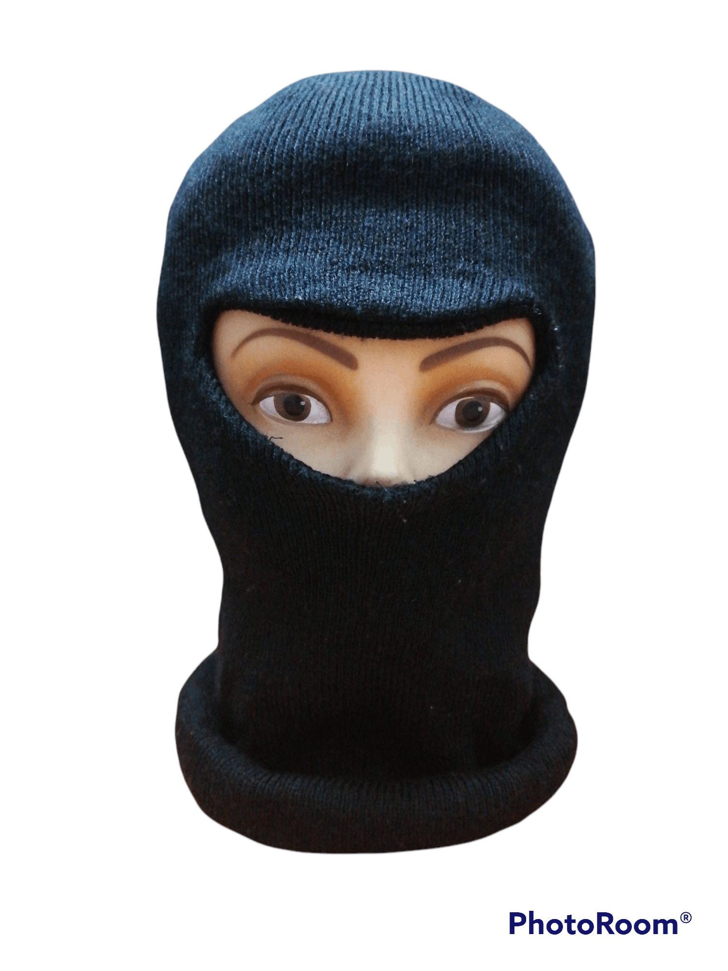 Japanese Brand × Other × Streetwear Rare🔥All Black Balaclava Knitted ...