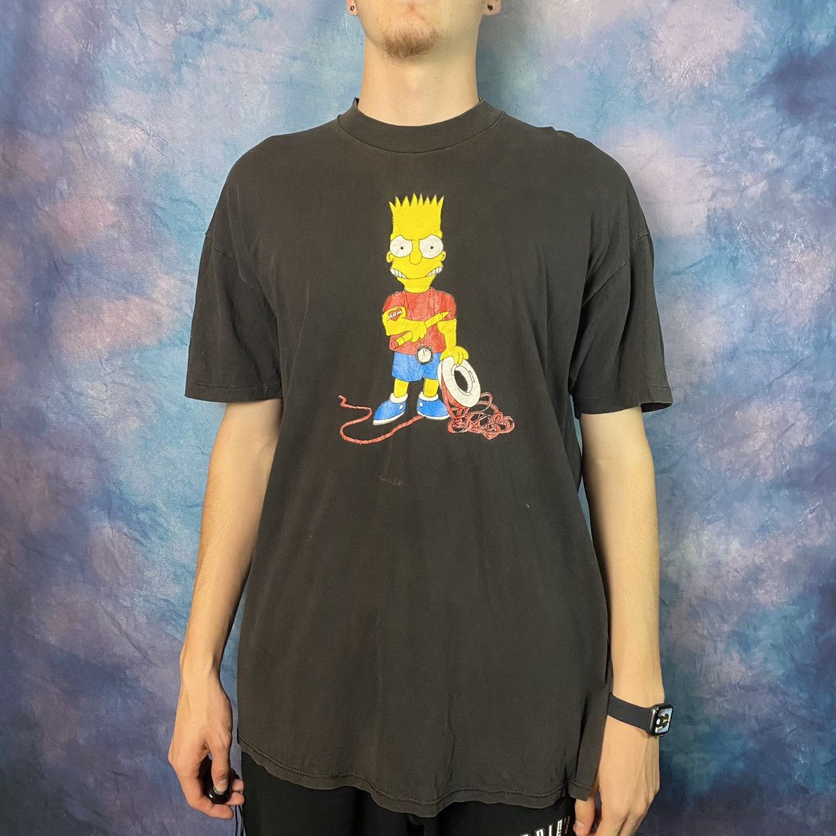 Vintage Vintage 90s Bart Simpsons Who The Hell Are You Tee | Grailed