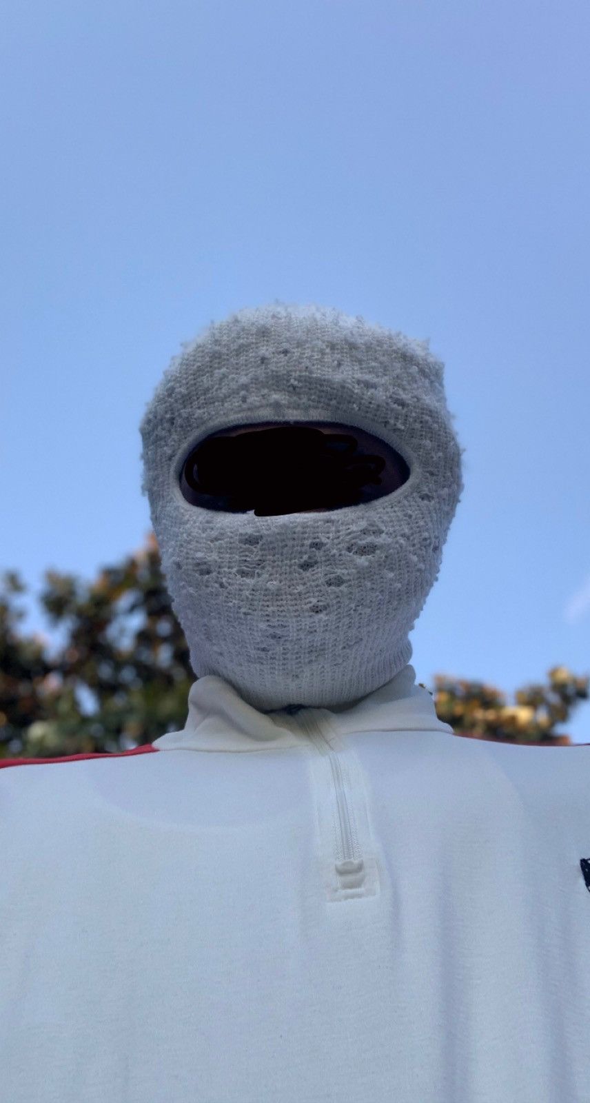Custom × Homemade Distressed balaclava/ ski mask | Grailed