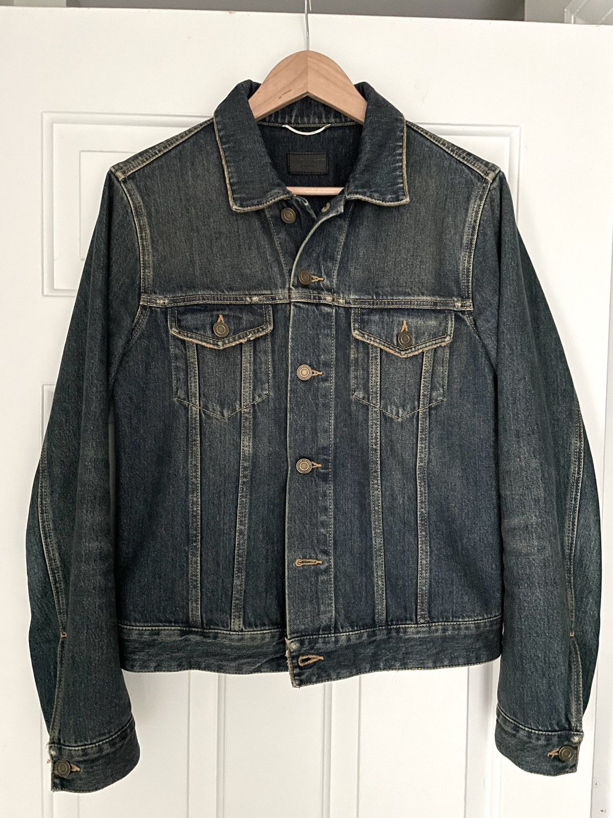 Hedi Slimane × Saint Laurent Paris SS15 ‘Psych-Rock’ Stone Wash Denim ...