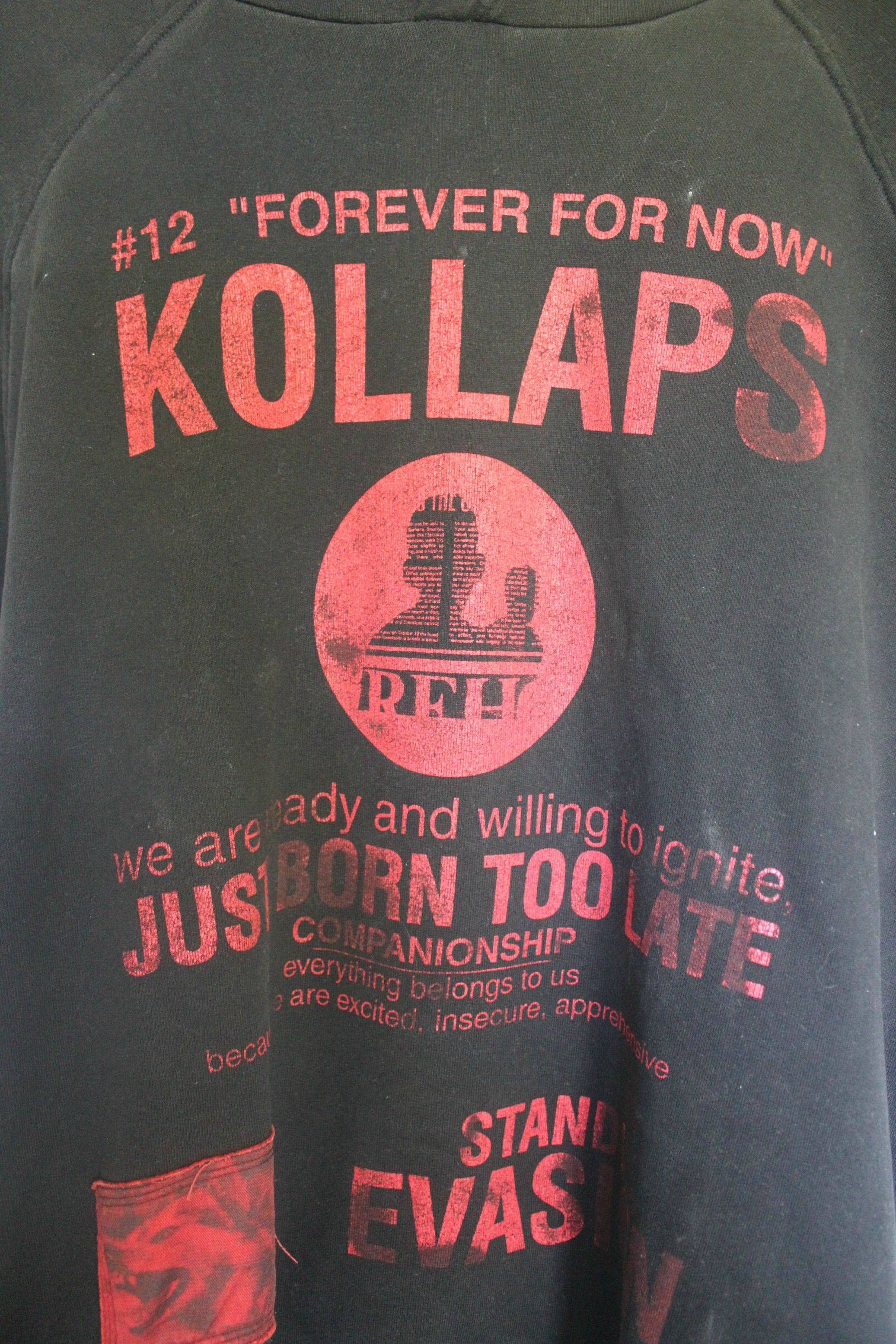 Raf Simons SS02 'KOLLAPS' Hoodie | Grailed