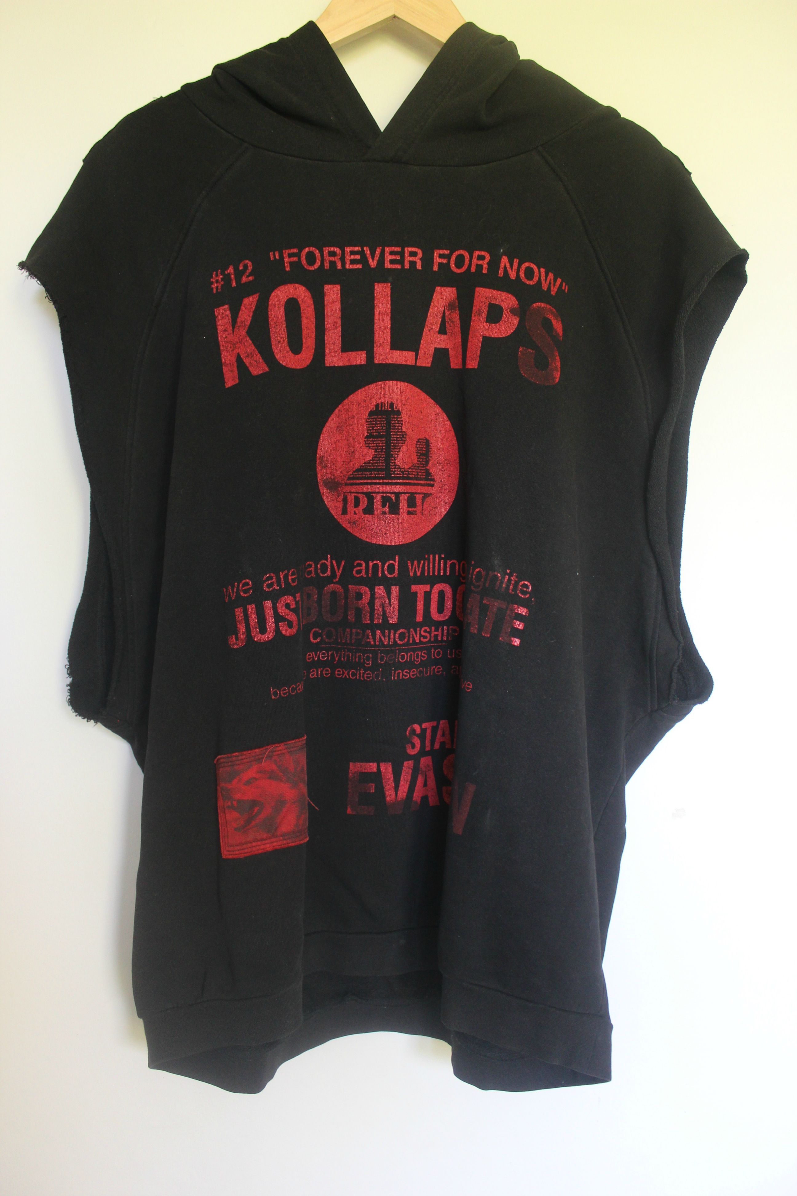 Raf Simons SS02 'KOLLAPS' Hoodie | Grailed