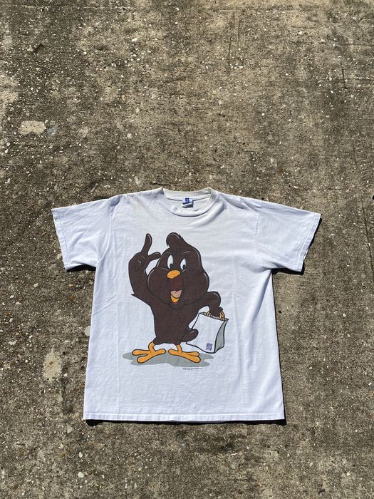 Vintage Vintage Henery Hawk Six Flag Looney Tunes Tee | Grailed