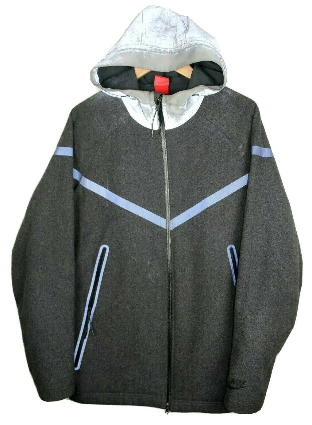 Nike Nike Tech Fleece RU Premium Wool Hooded Jacket 3M Medium | Grailed