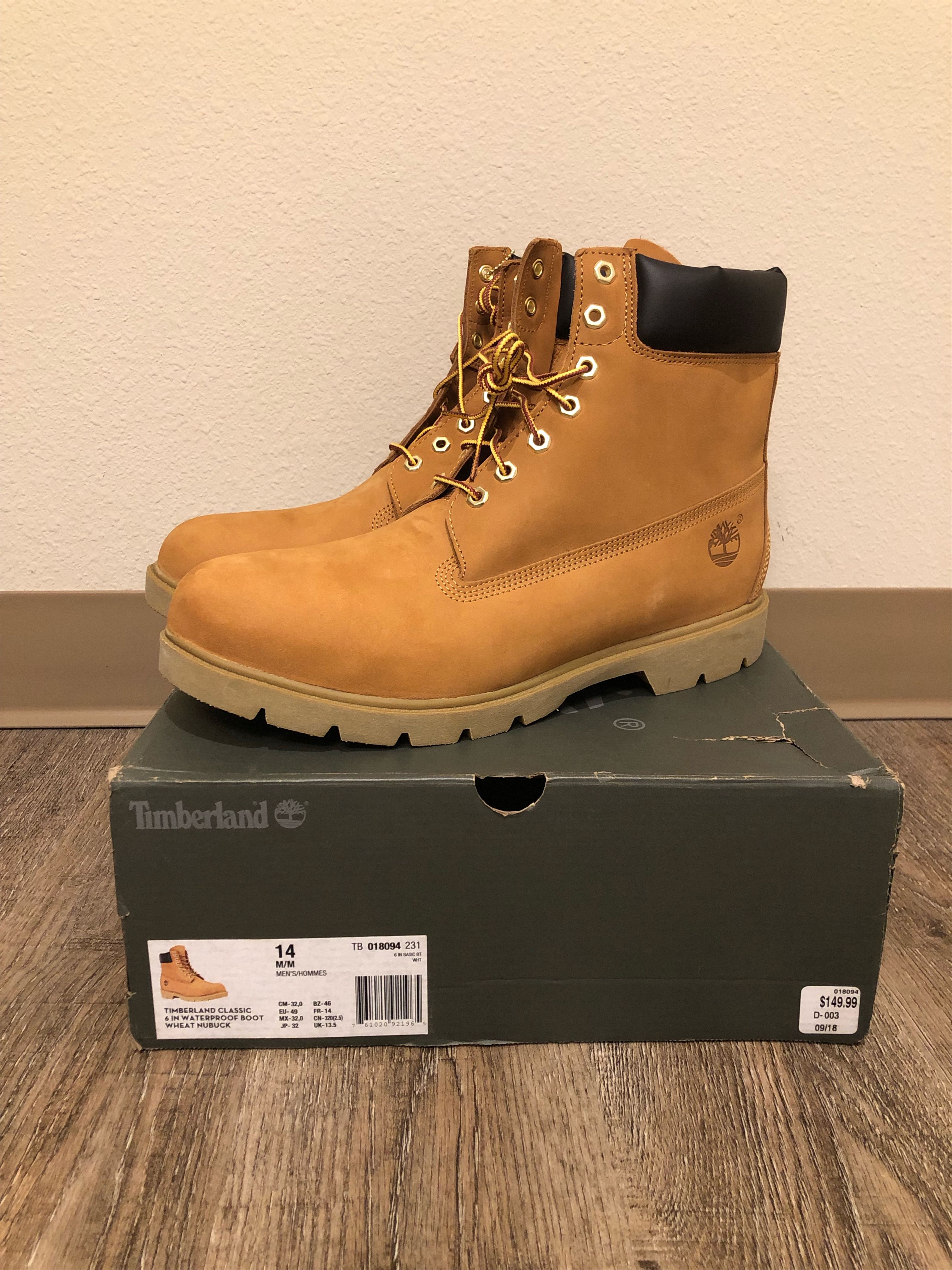 Timberland Timberland Basic 6in Boot Wheat | Grailed
