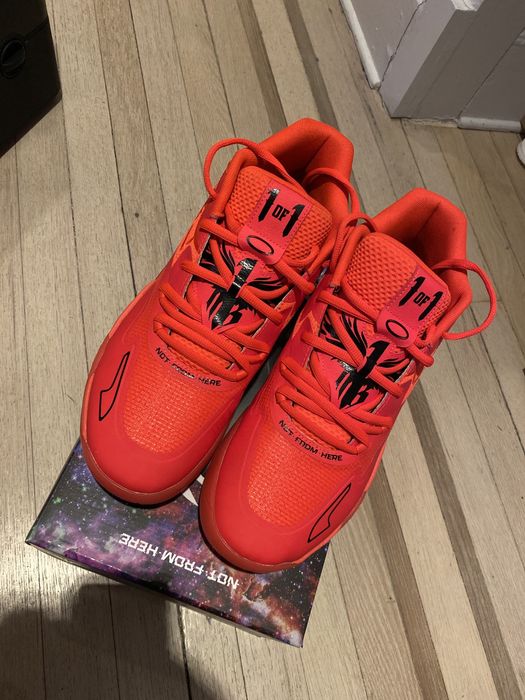 Puma Puma MB1 Red Blast size 13 Melo Ball | Grailed