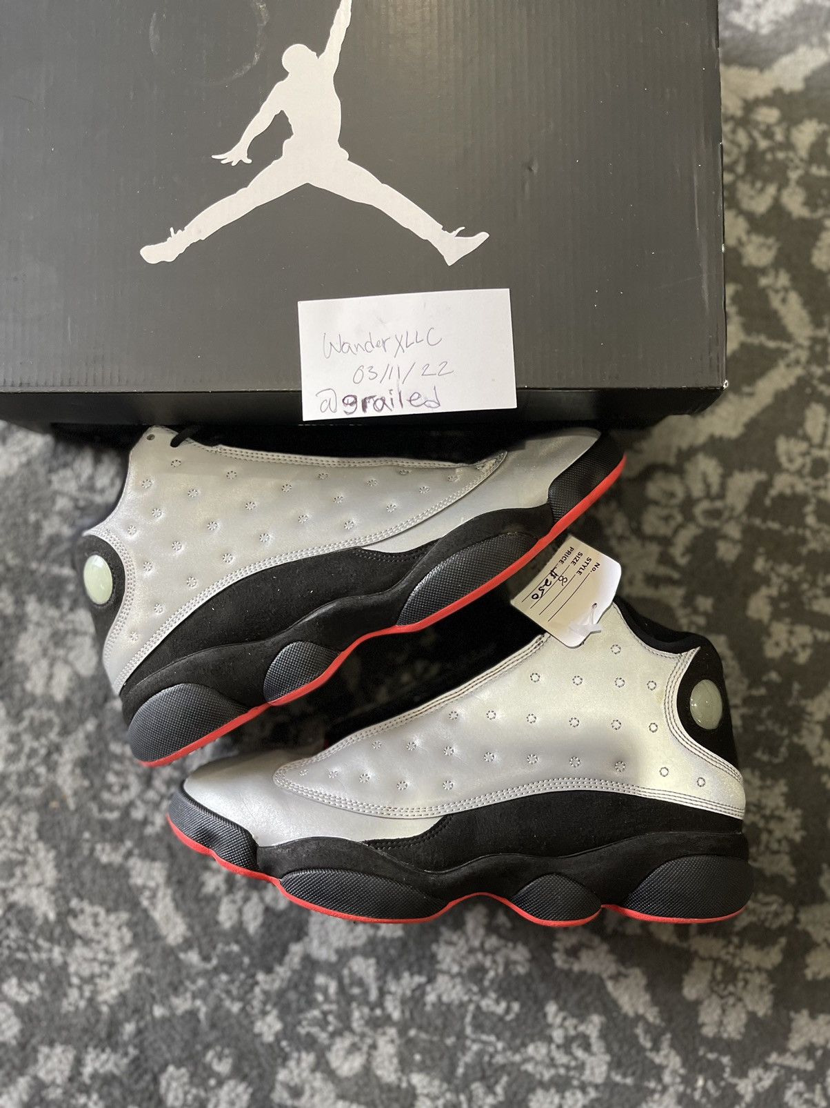 Jordan Brand Air Jordan 13 Retro Reflective Silver 2014 | Grailed
