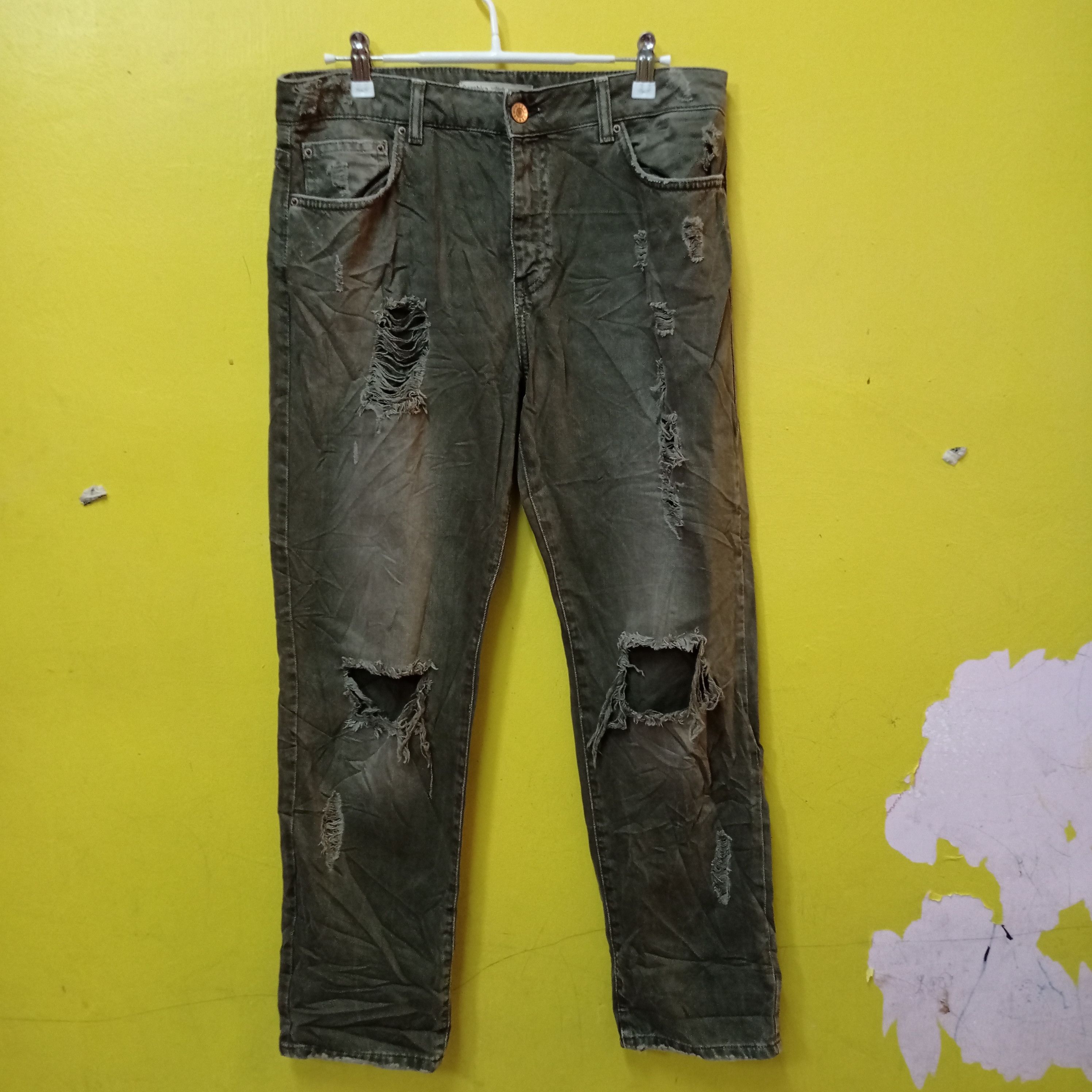 Bershka × Distressed Denim × Streetwear Vintage Grunge Bershka Turkey ...