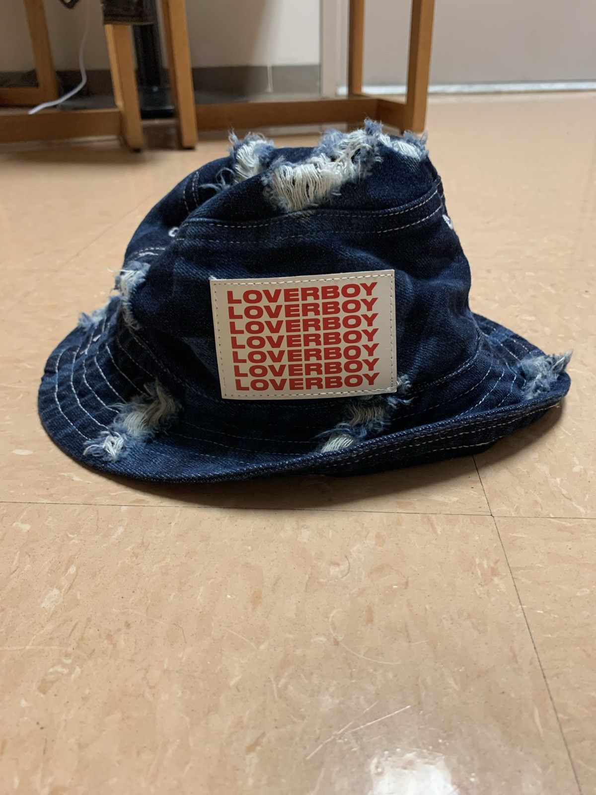 Charles Jeffrey LOVERBOY Charles Jeffrey Loverboy Distressed Bucket Hat ...