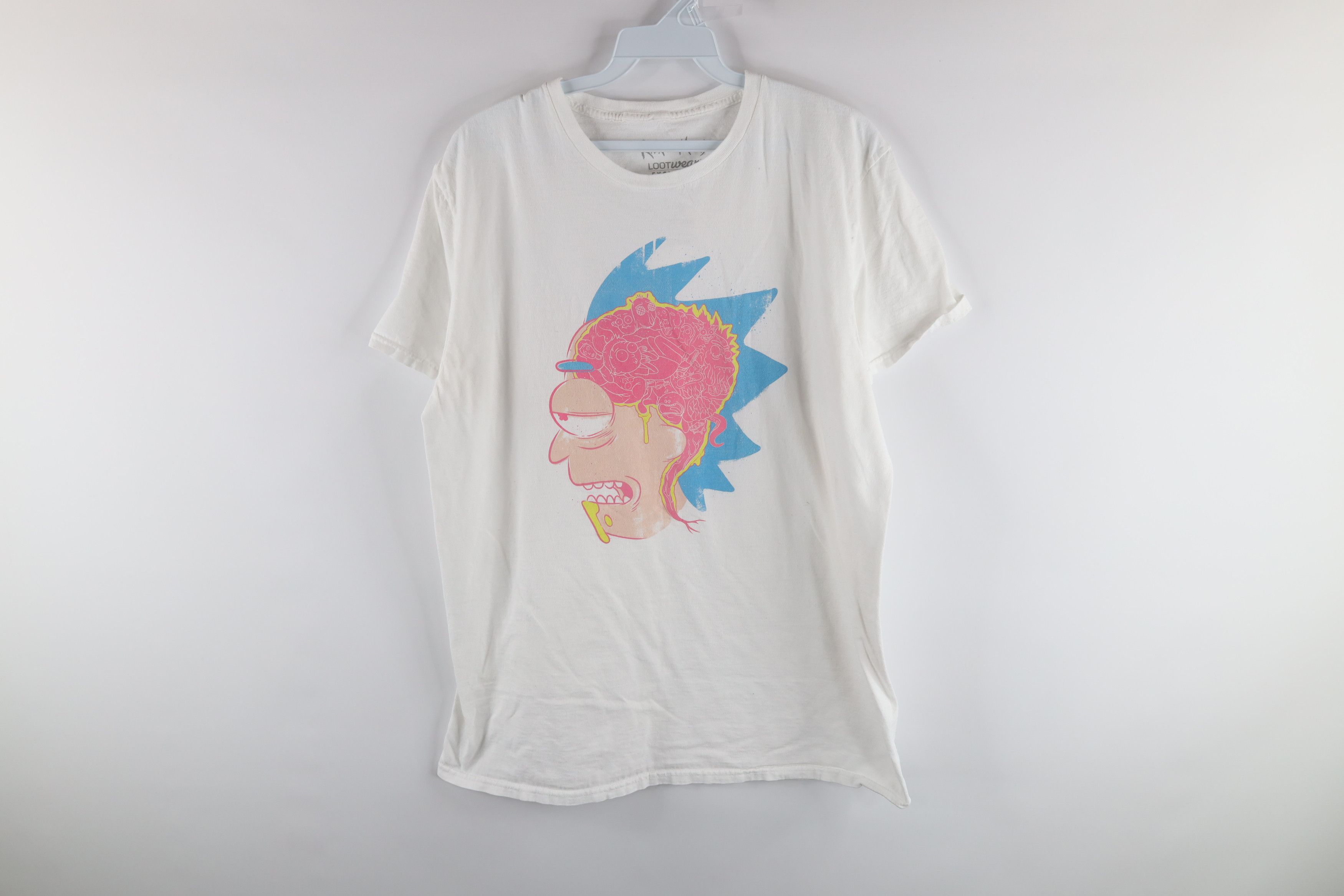 Vintage Rick & Morty Lootwear Exclusive Rick Brain Drooling T-Shirt ...