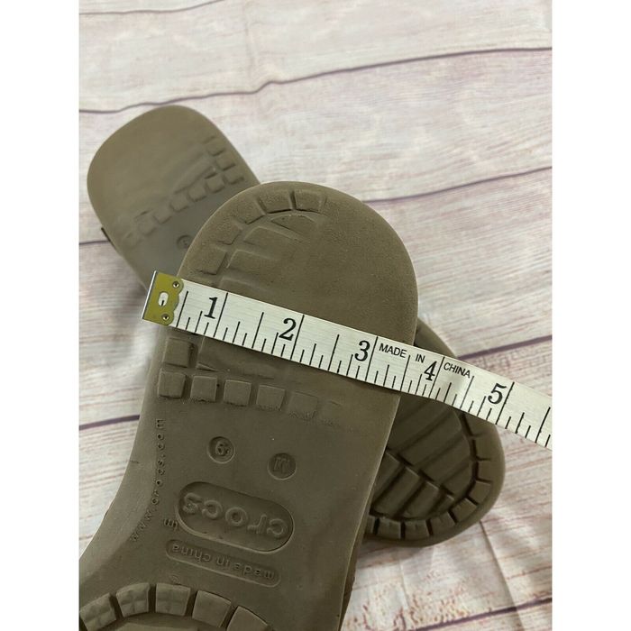 Crocs Crocs santa cruz luxe brown leather loafers M9 | Grailed