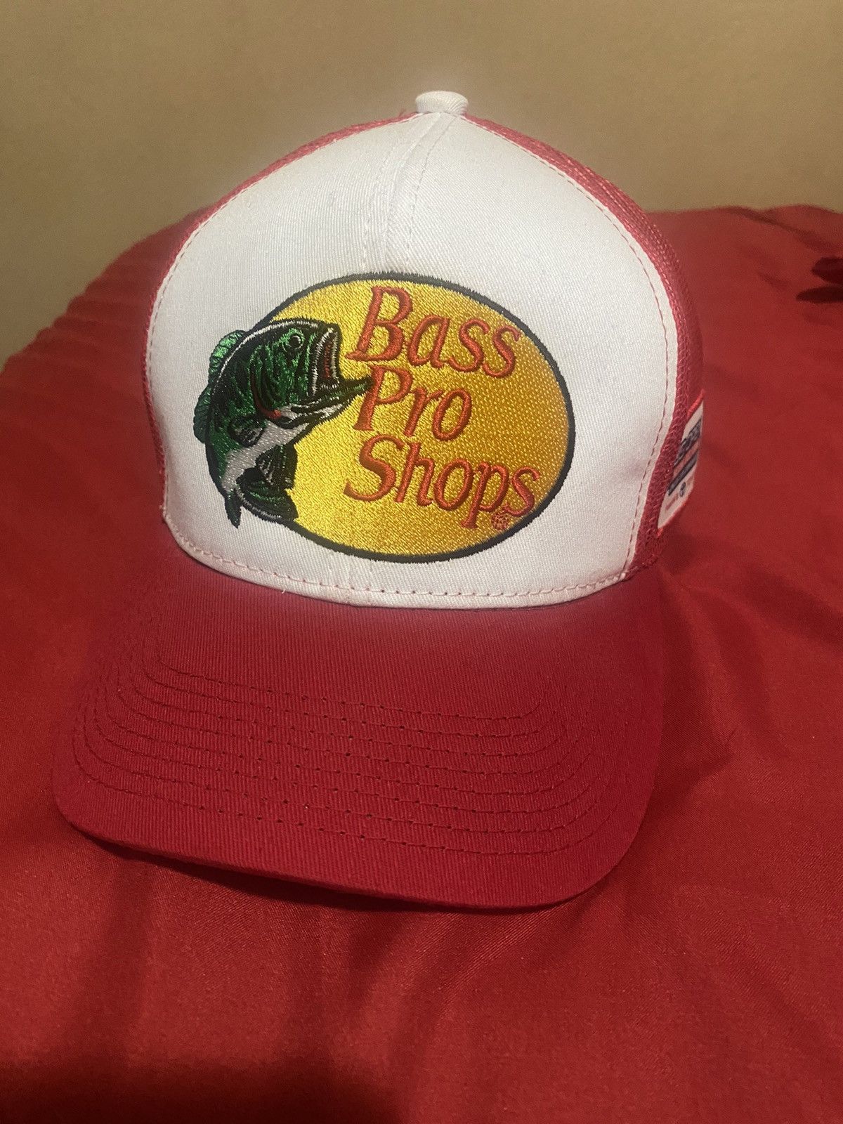 Bass Pro Shops Bass pro shops hat red n white | Grailed