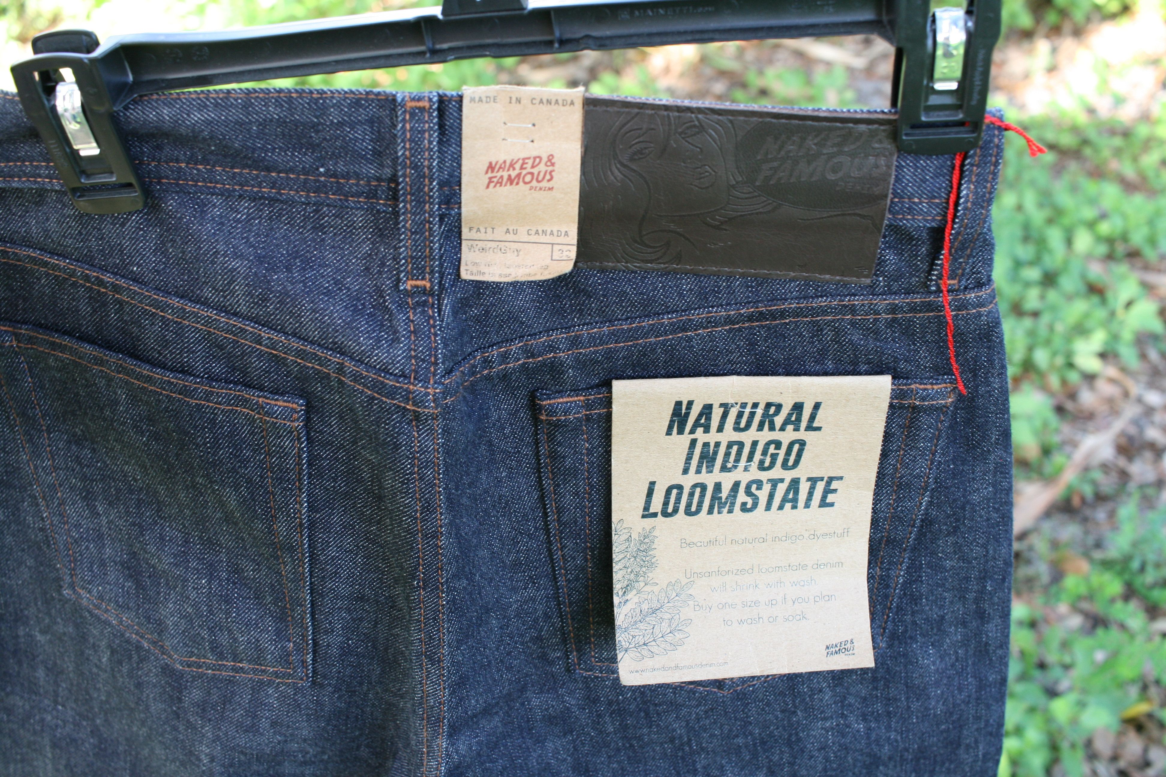 Naked & Famous Natural Indigo Loomstate Weird | Grailed