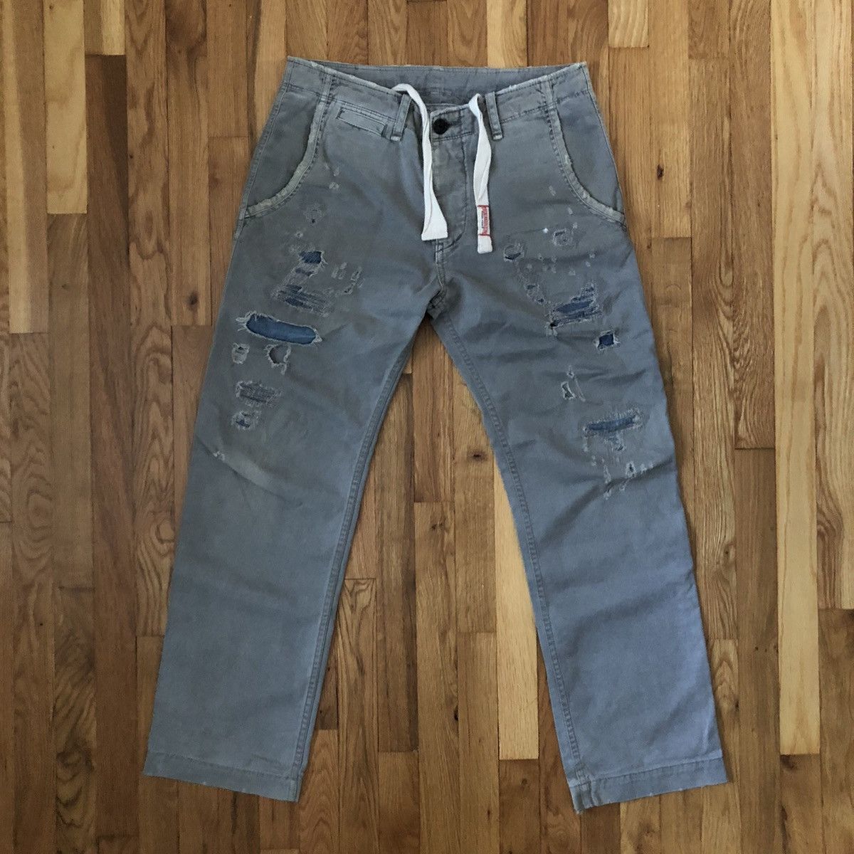 True Religion Distressed and Repaired Chinos | Grailed