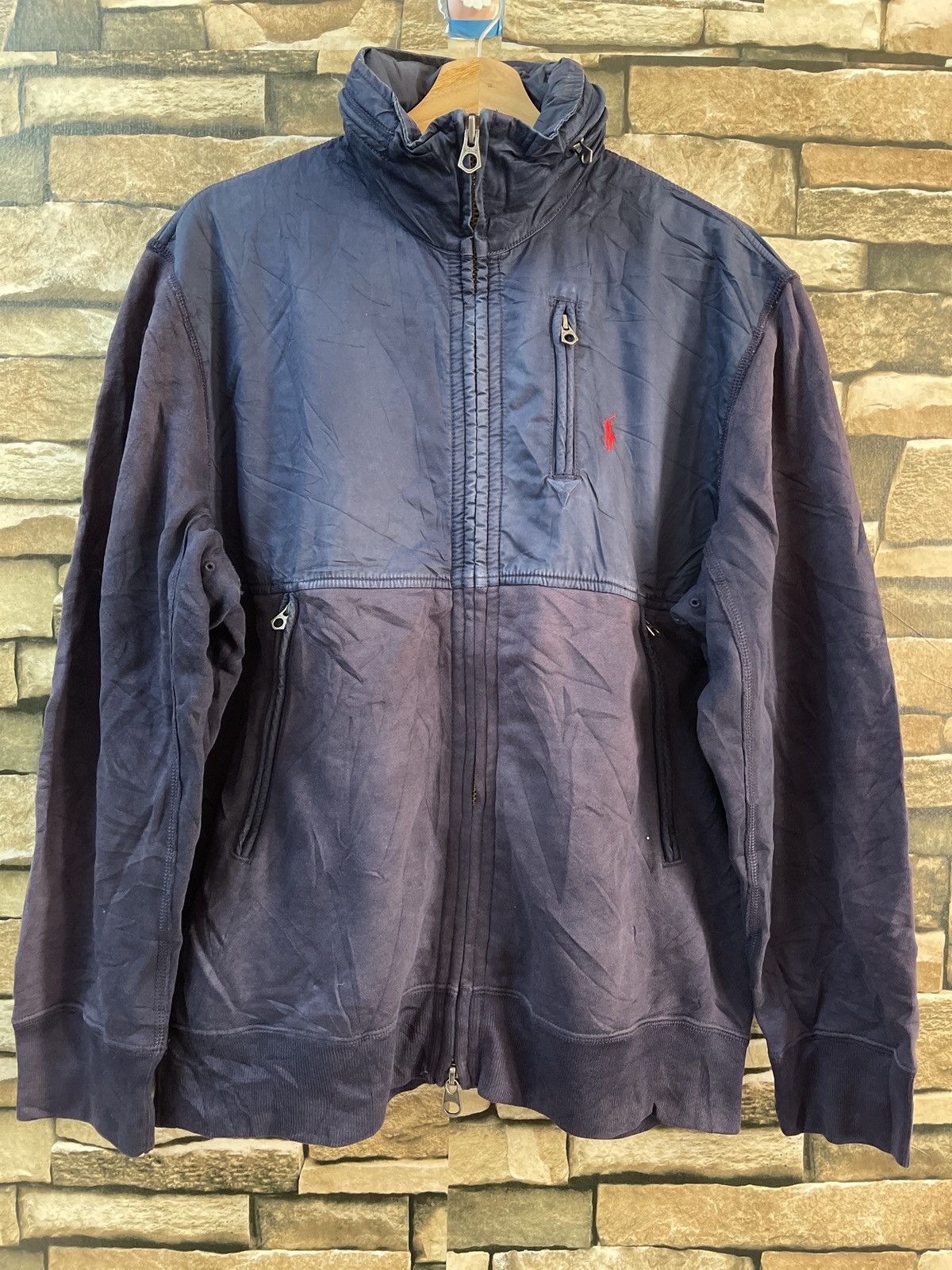 Polo Ralph Lauren VINTAGE POLO RALPH LAUREN FADED ZIPPER UP VERY RARE ...