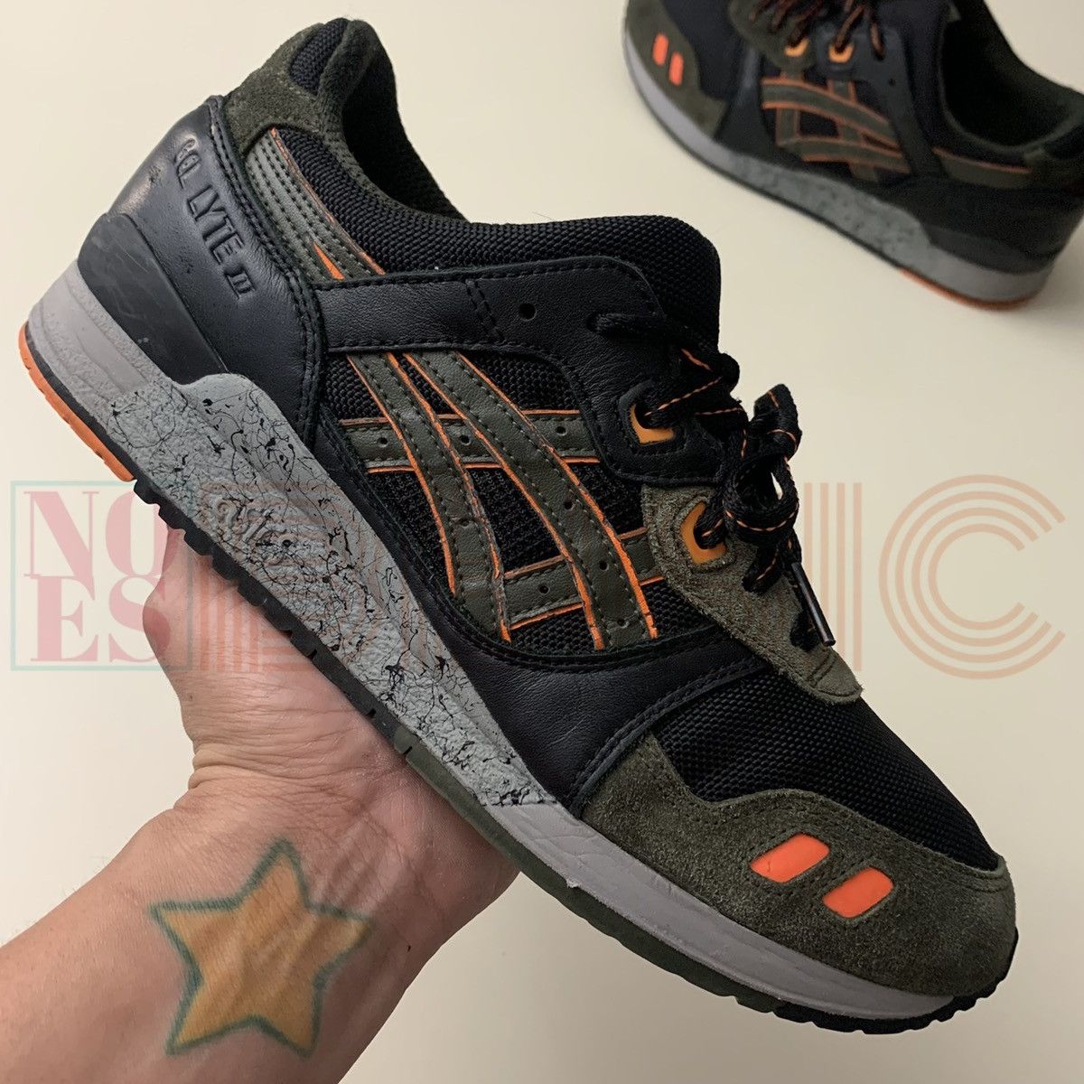 Asics Rare Asics Gel Lyte III Olive | Grailed