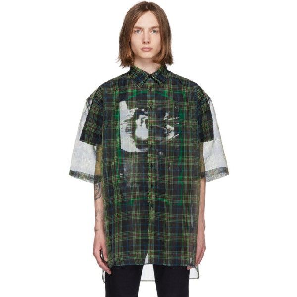 Raf Simons Mens Raf Simons Double Layer Sheer Cotton Shirt | Grailed