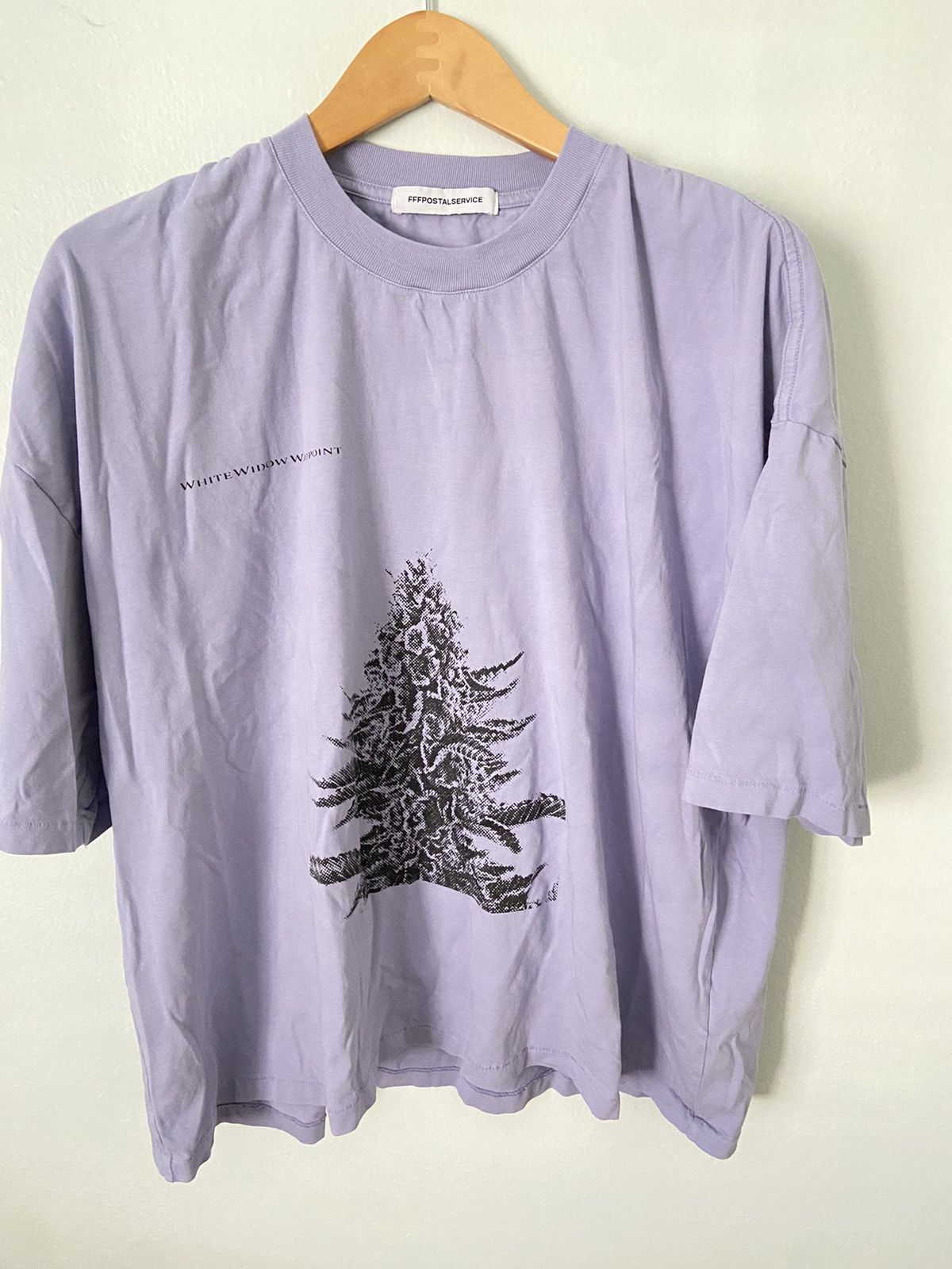 Japanese Brand FFF postal service weed tee | Grailed