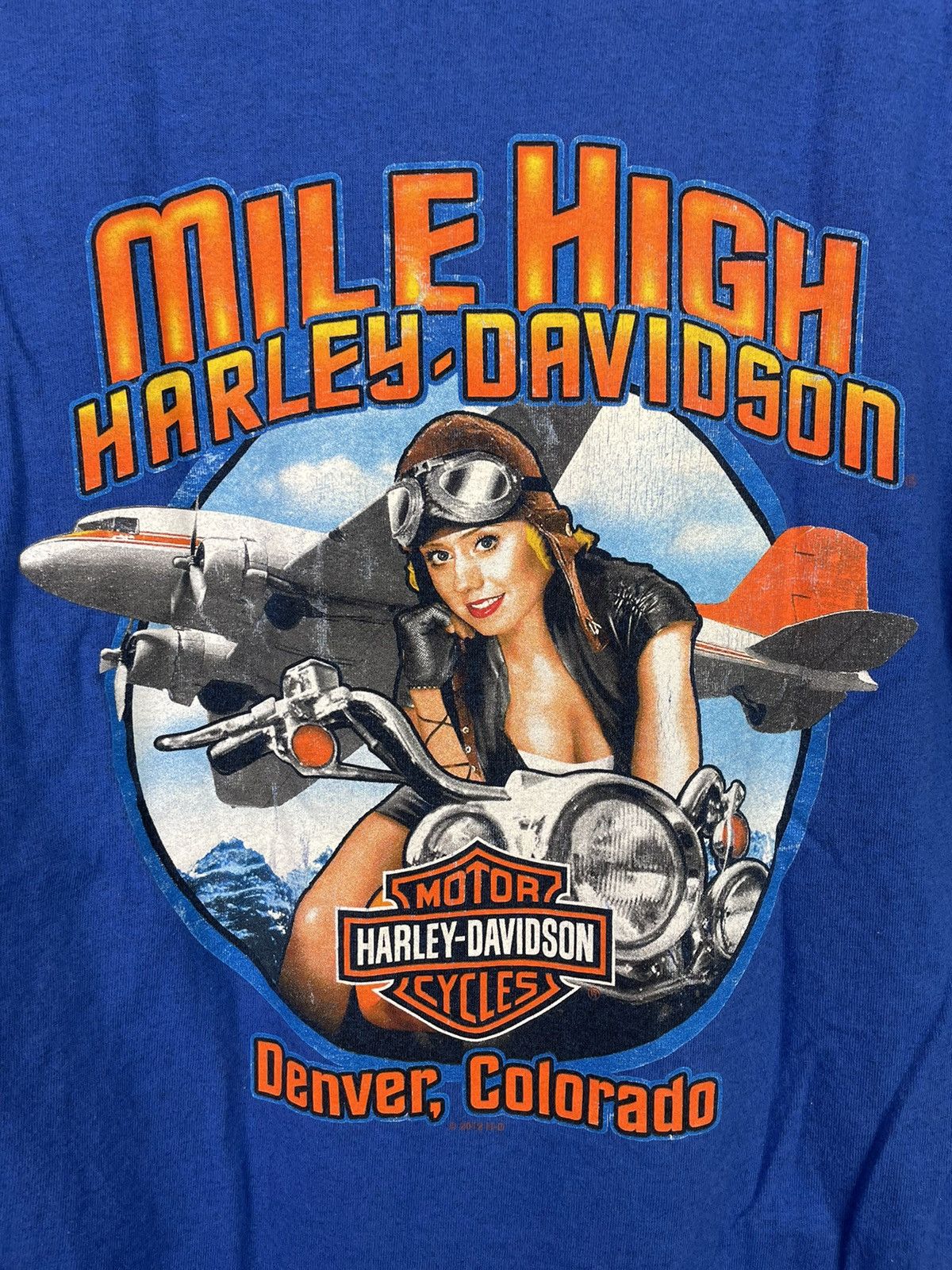 Choppers × Harley Davidson × Vintage Vintage Harley Davidson Mile High ...