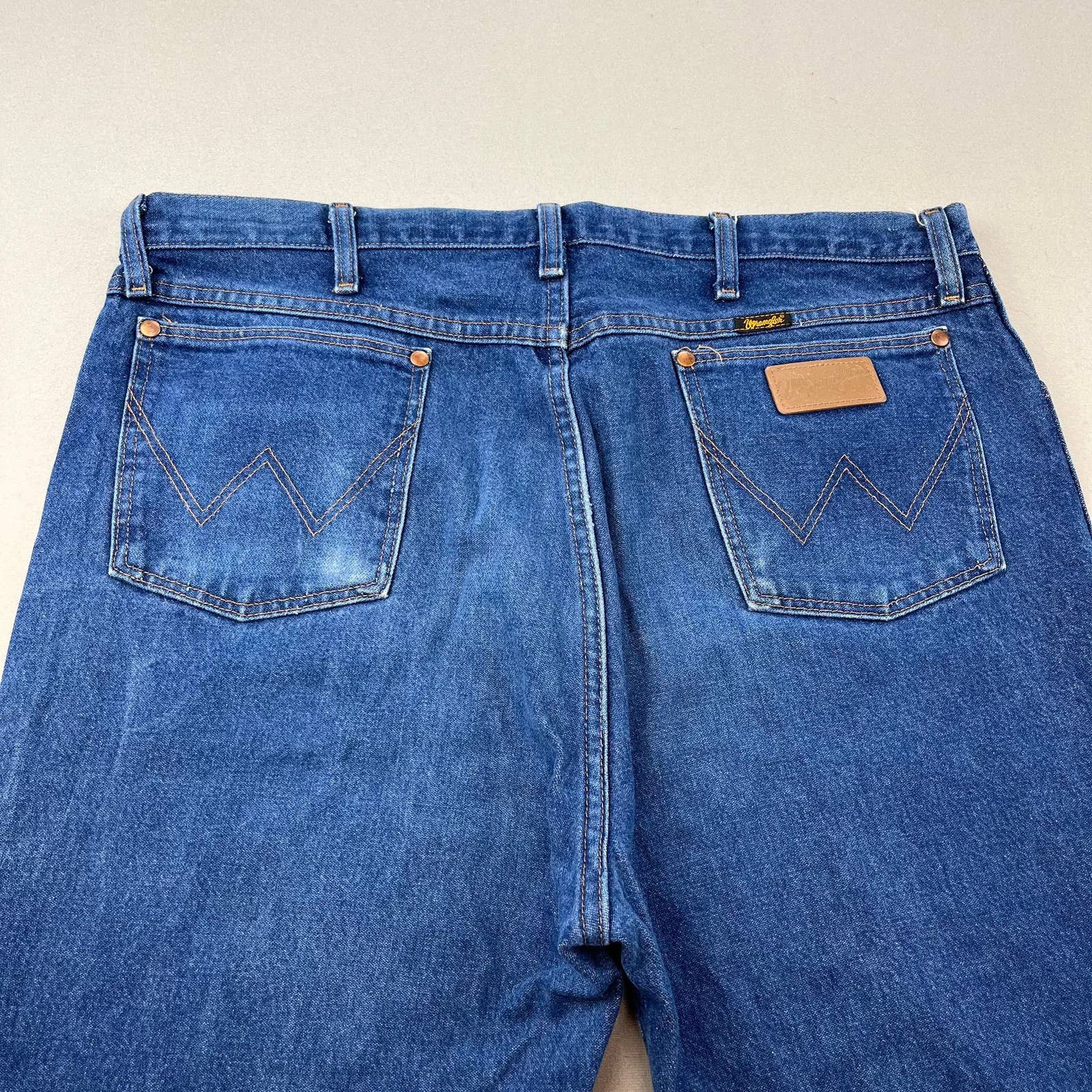 Wrangler Wrangler Cowboy Cut Original Fit Blue Denim Jeans Mens 40x36 ...