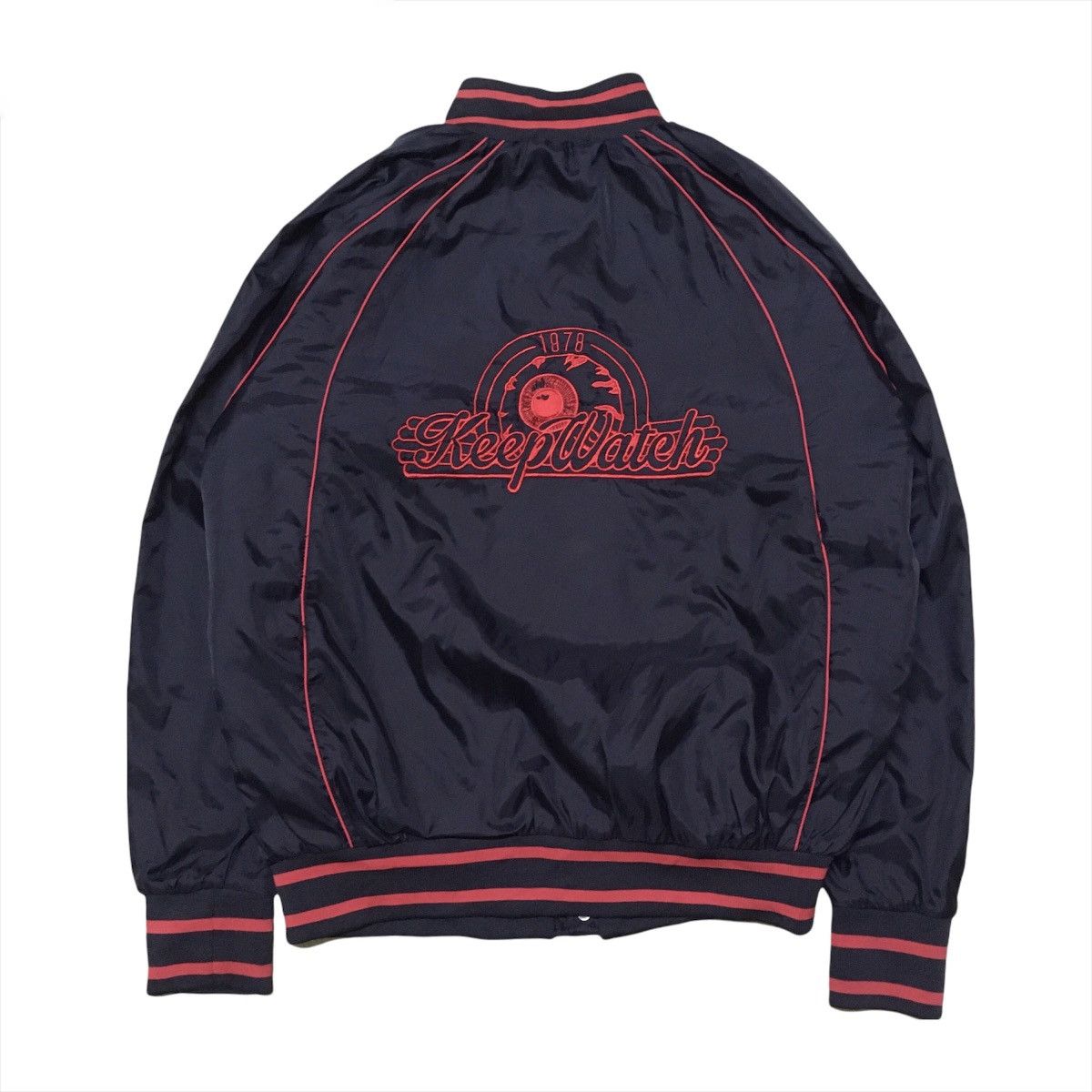 Mishka Mishka Bomber Jacket / Varsity Jacket Big Logo Embroidery | Grailed