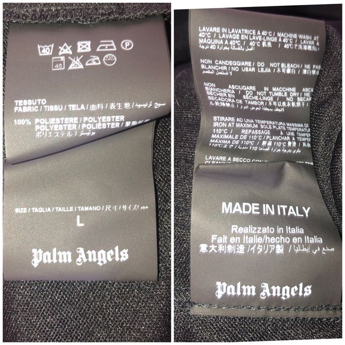Palm Angels Palm Angels Black Classic Track Jacket | Grailed