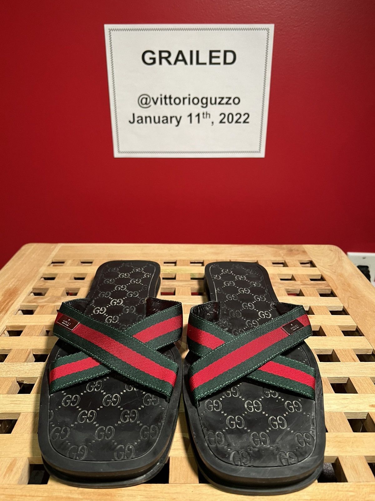 Gucci Gucci crossover slides | Grailed