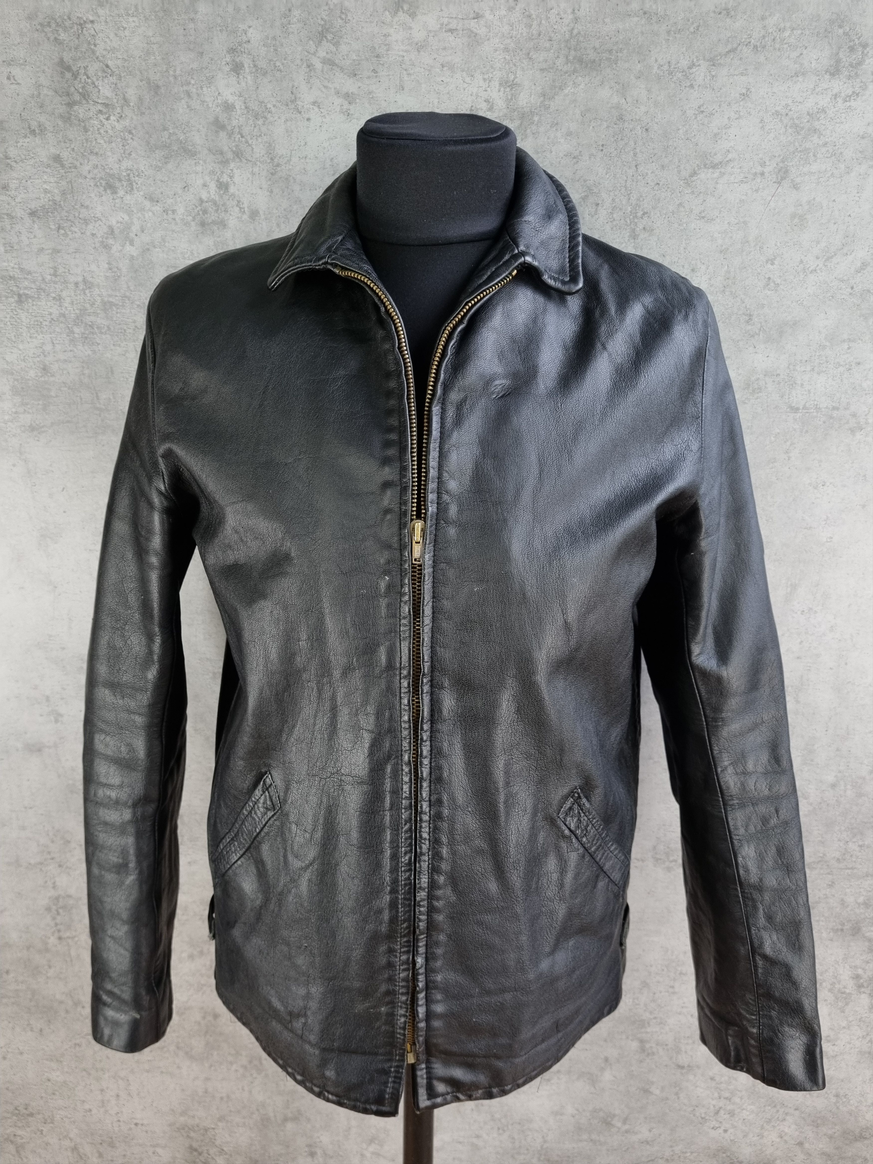 Avant Garde × Genuine Leather × Leather Jacket 80s Smalands made in ...