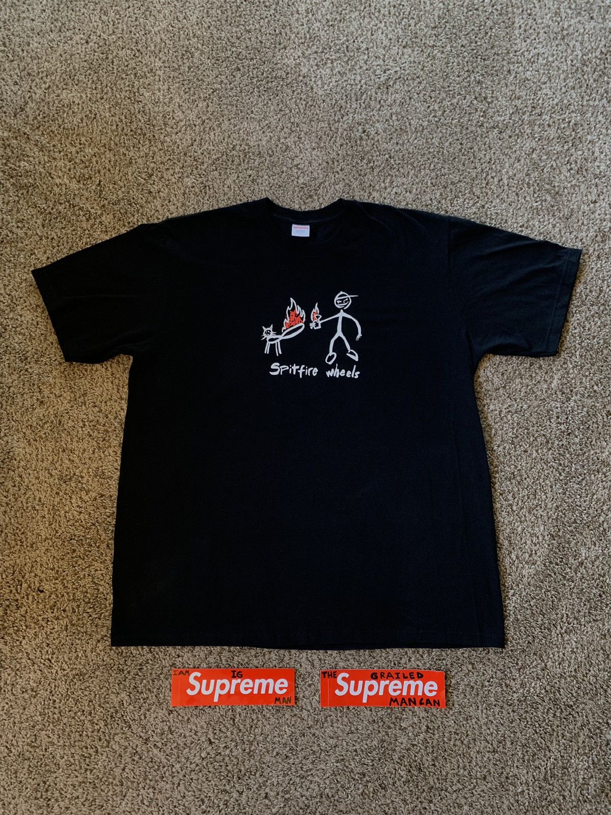 Supreme Supreme x Spitfire Cat Tee | Grailed