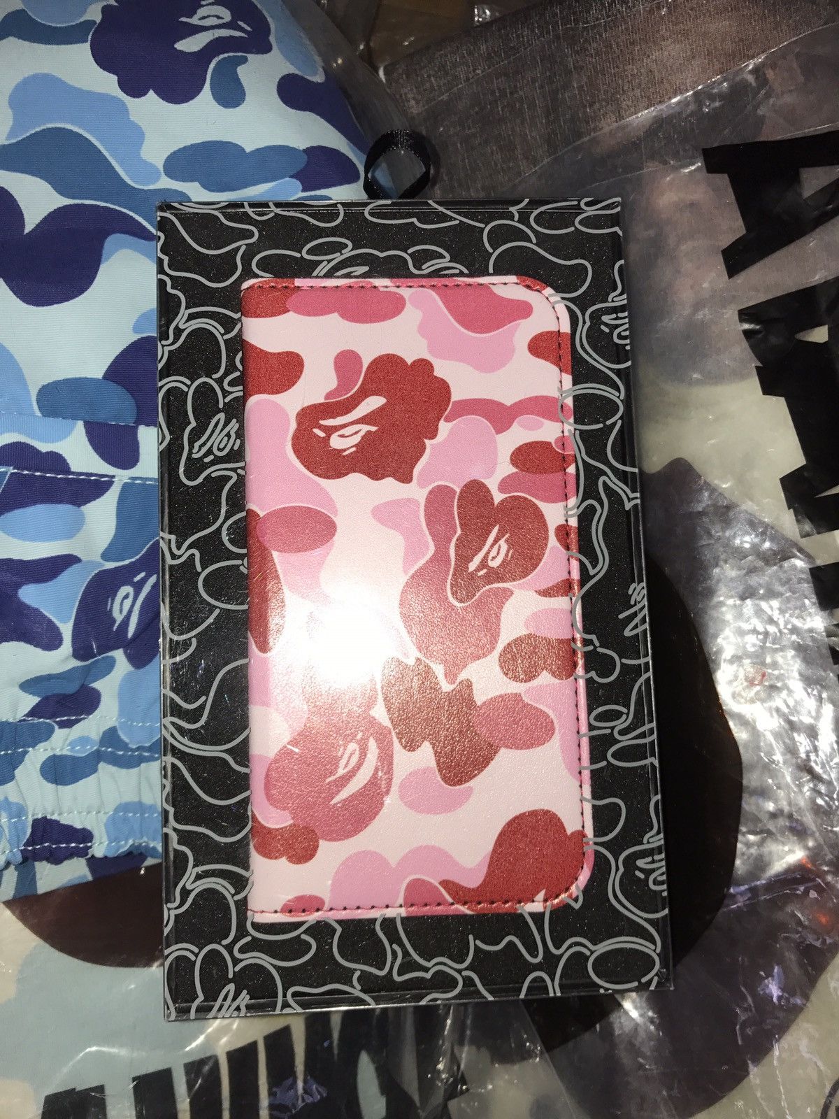 Bape 100% Authentic A Bathing Ape Bape iPhone 7 Pink Abc Camo Case Rare ...
