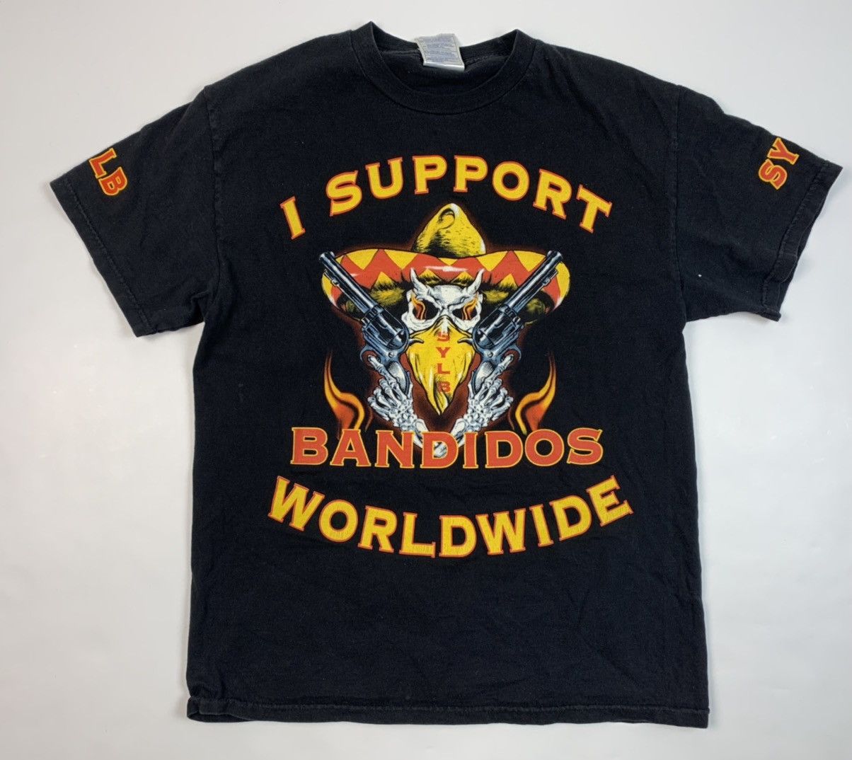 Vintage SYLB “Support Your Local Banditos” Black T-Shirt (Medium) | Grailed