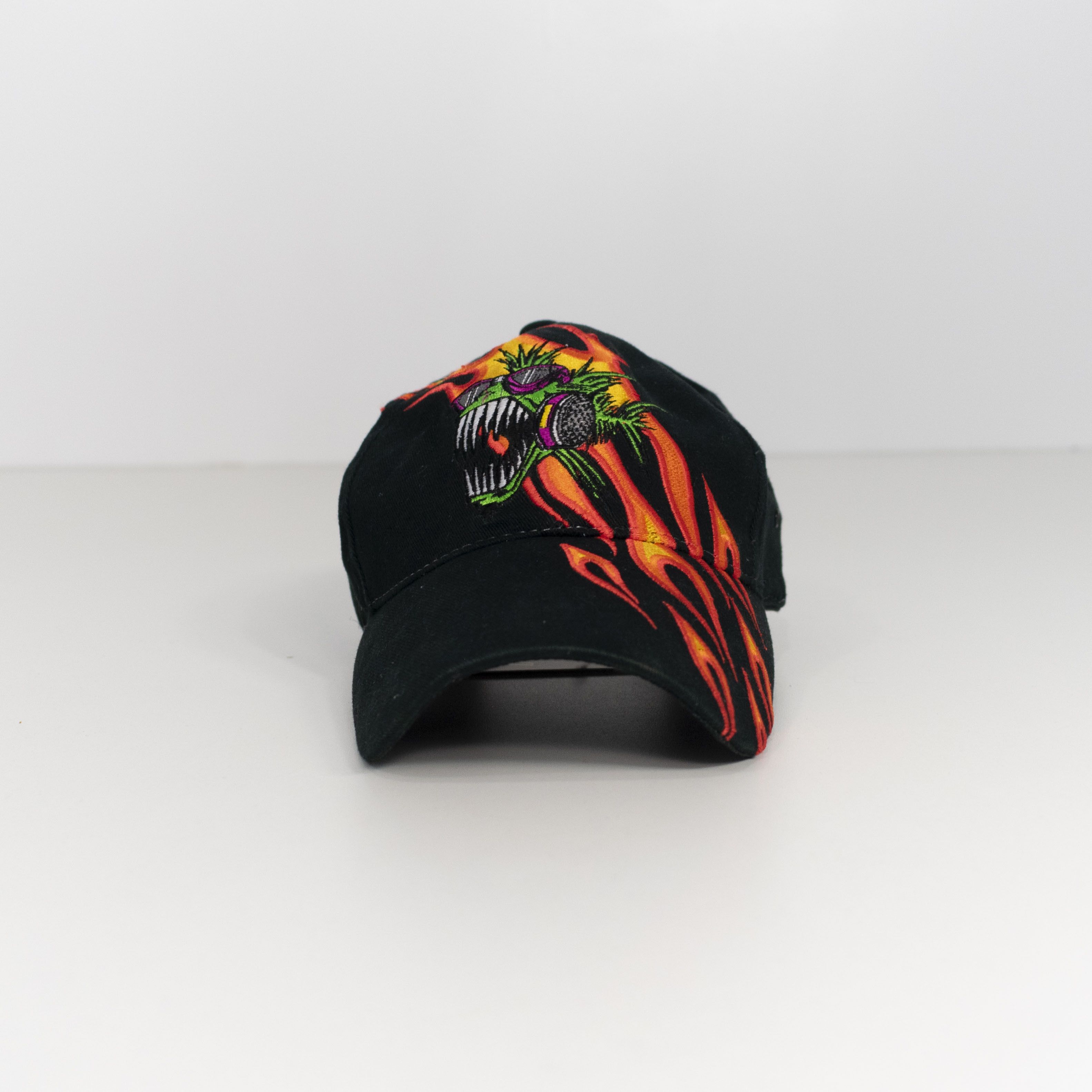 Arts & Science × Vintage Y2K Utility Flame Nitro Fish Piranha Strapback ...