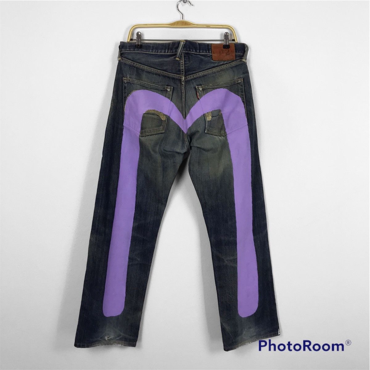Evisu × Japanese Brand Vintage Japanese Evisu custom purple logo denim ...