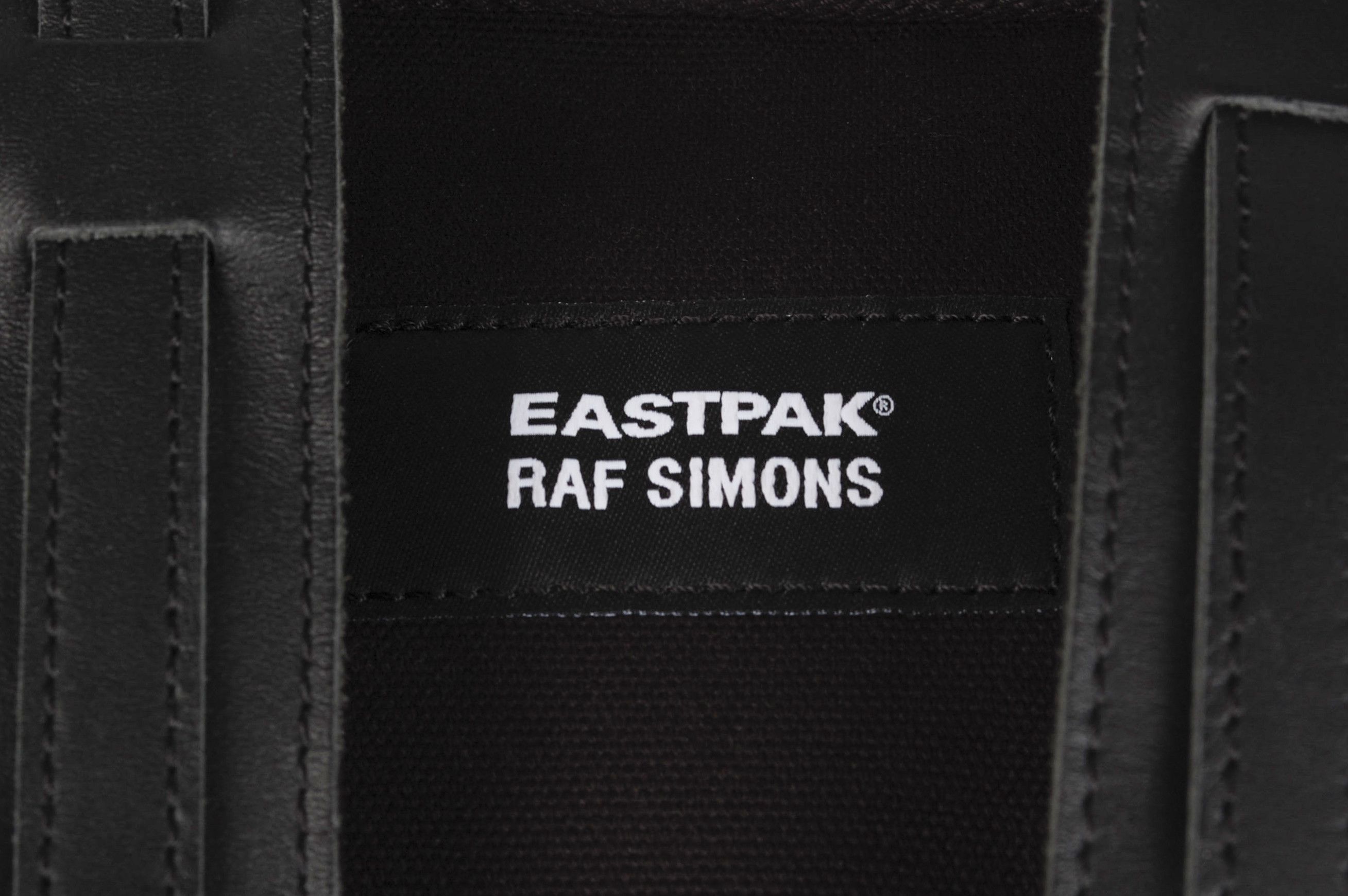Raf Simons Raf Simons Men Leather Details Black Backpack | Grailed