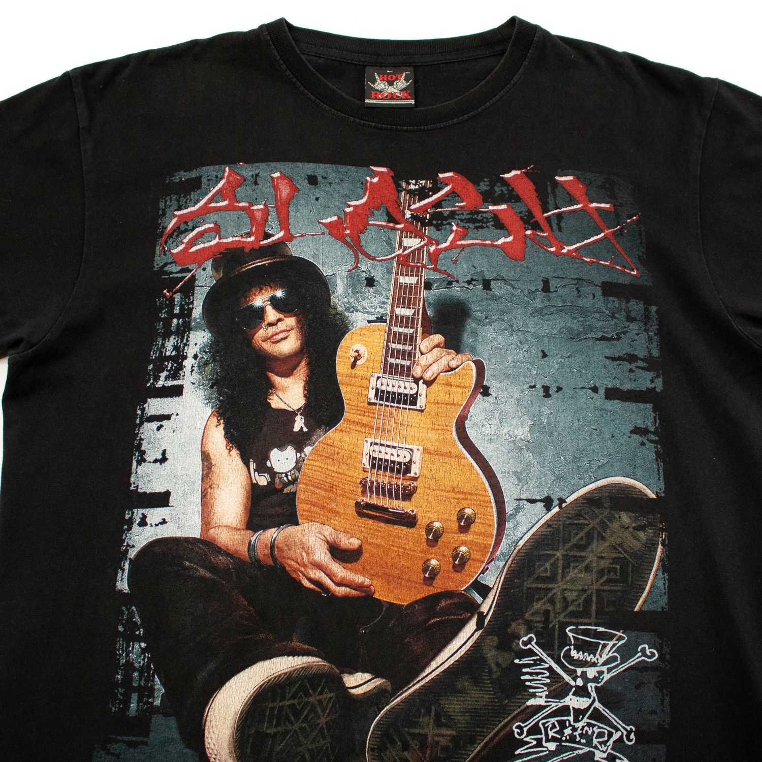 Band Tees Vintage SLASH bootleg y2k faded black Band T-shirt | Grailed