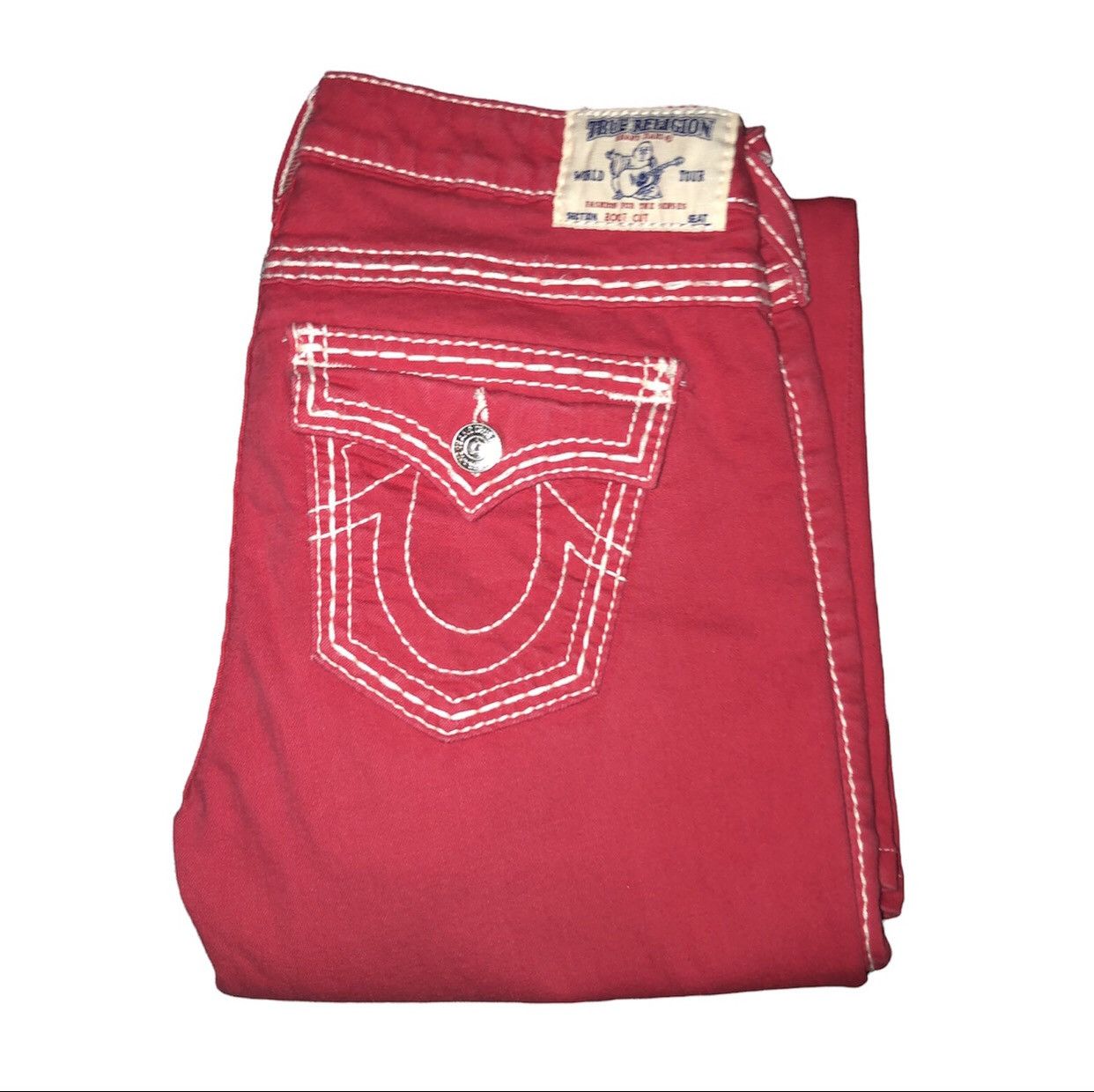 True Religion True Religion Red Boot Cut | Grailed