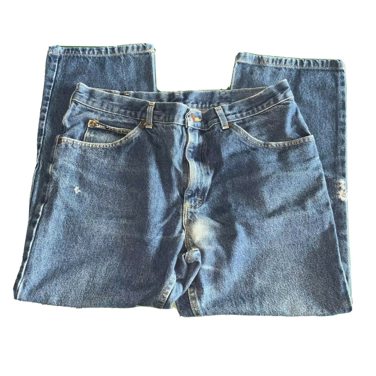 Lee Lee Mens Jeans L Pockets Front Back Belt Loops Button Up | Grailed