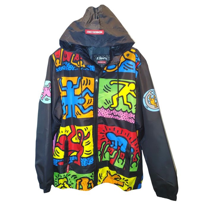 Keith Haring NWT Keith Haring Members Only Lightweight Jacket Mens XL ...