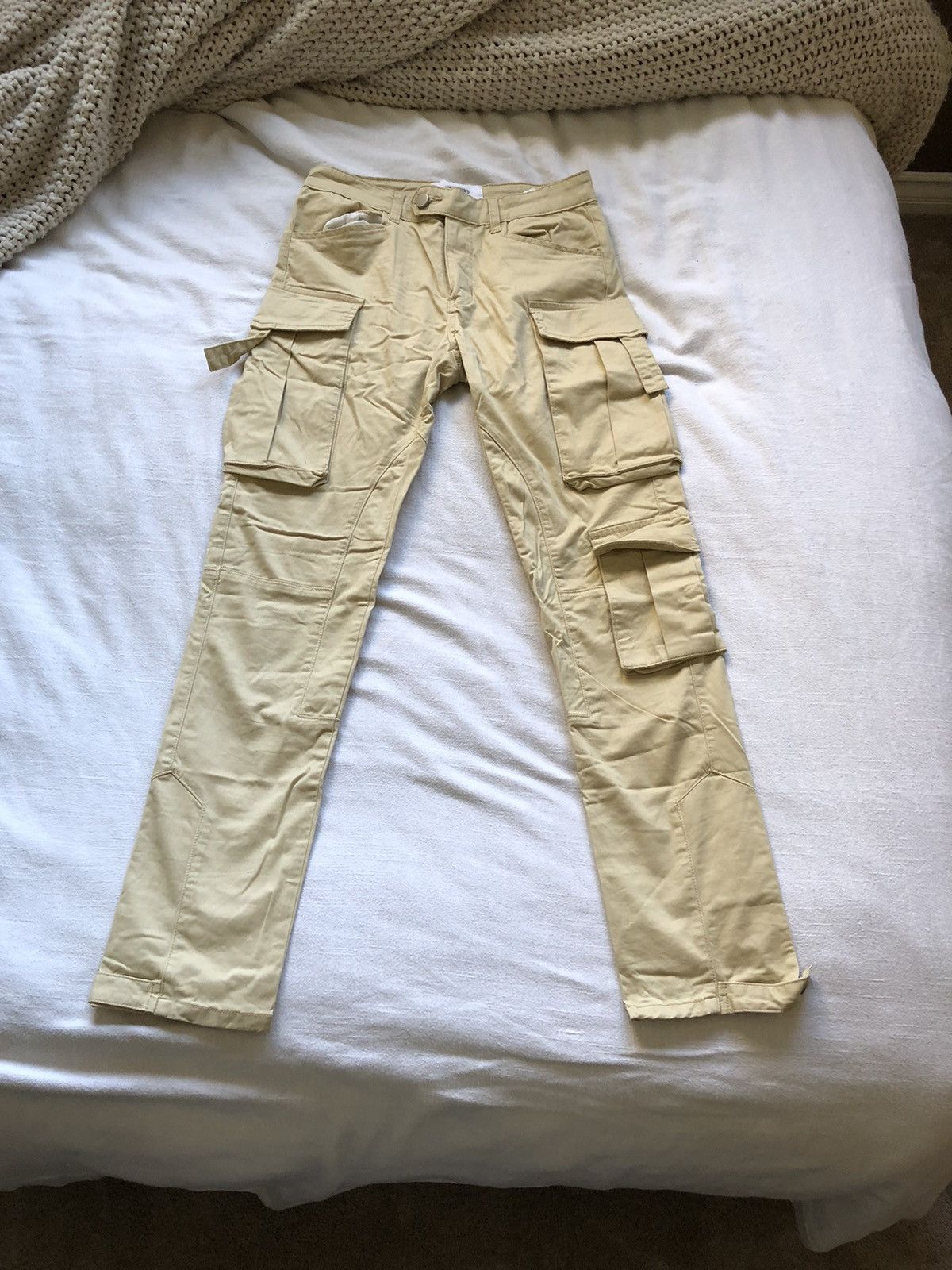 Profound Aesthetic Profound Aesthetic sample tan cargo pants | Grailed
