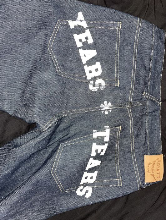 Streetwear Years of Tears Flying Bat Selvedge Denim * | Grailed