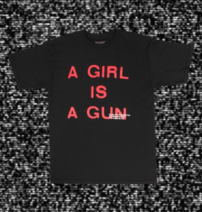 Pleasures Playboi Carti's "A Girl Is A Gun" shirt from Magnolia music ...