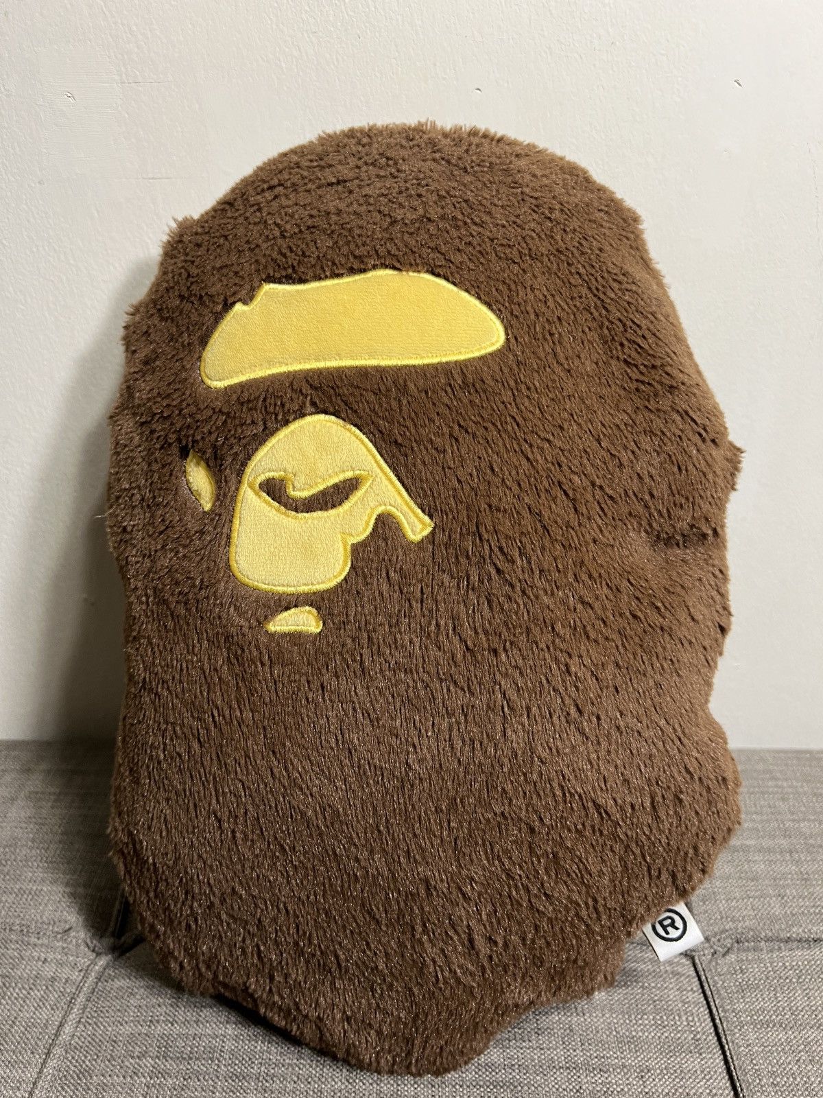 Bape Bape Ape Head Plush Pillow | Grailed