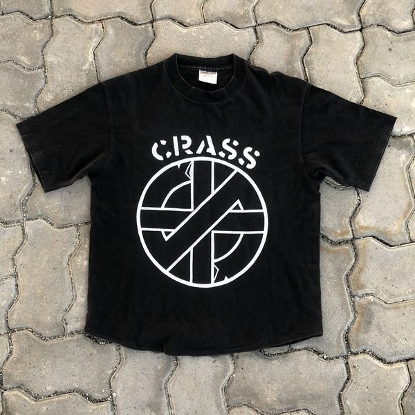 Vintage Super Rare! True Vintage 90’s Crass Punk Rock Band T shirt ...